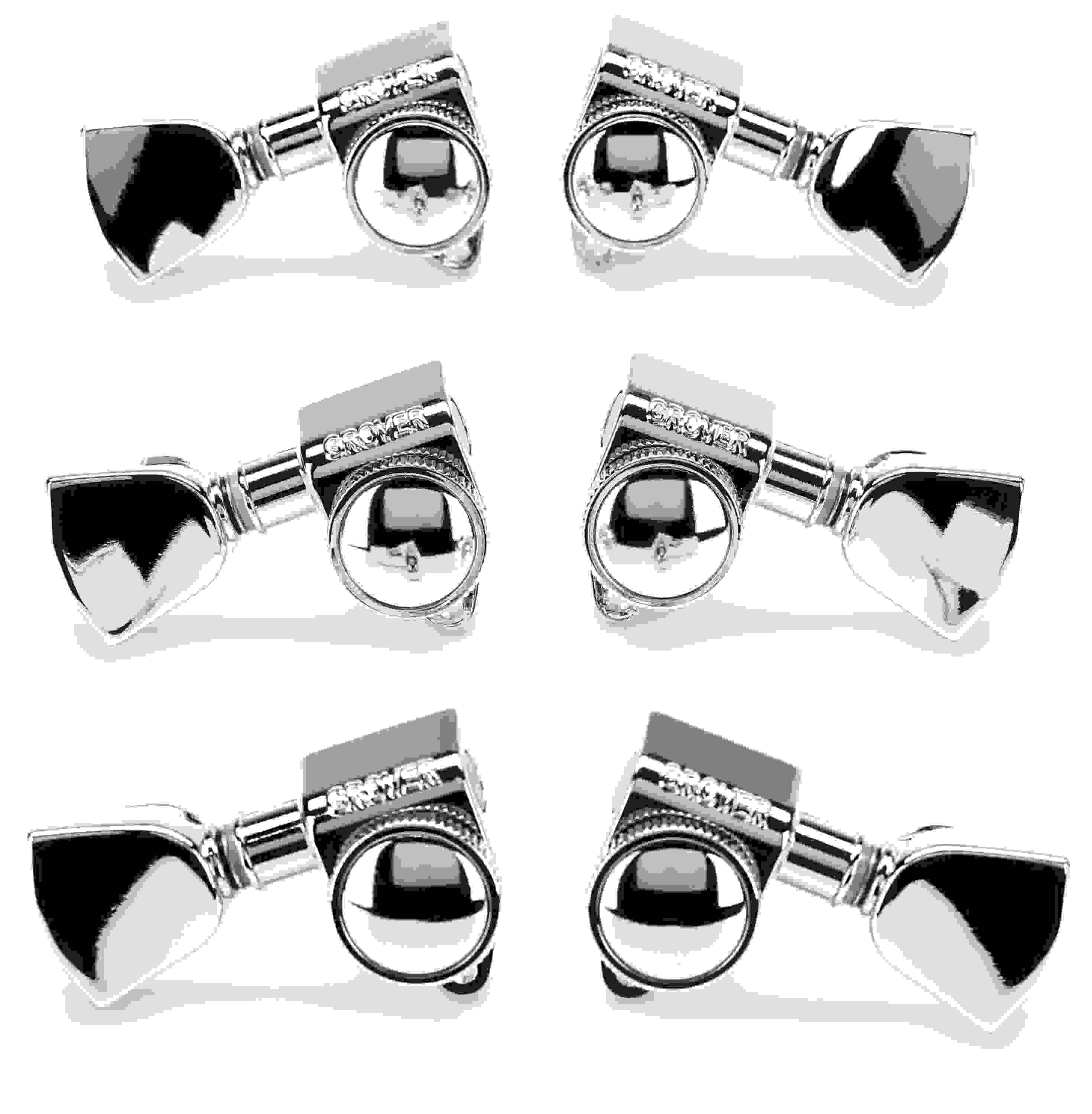 Grover 502CK Roto-Grip Locking Rotomatic Tuners - 3+3 Chrome with ...