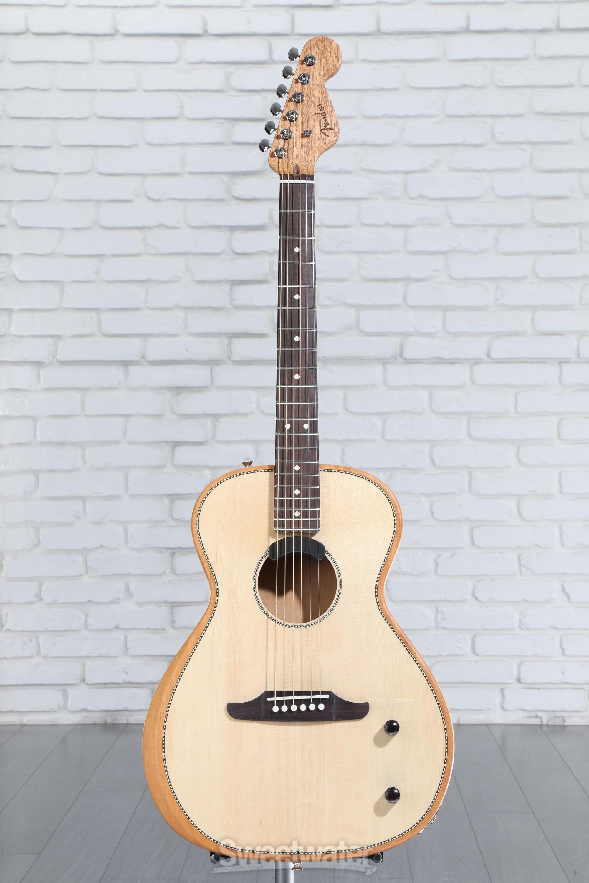 Fender Highway Series Parlor Acoustic-electric Guitar - Natural ...
