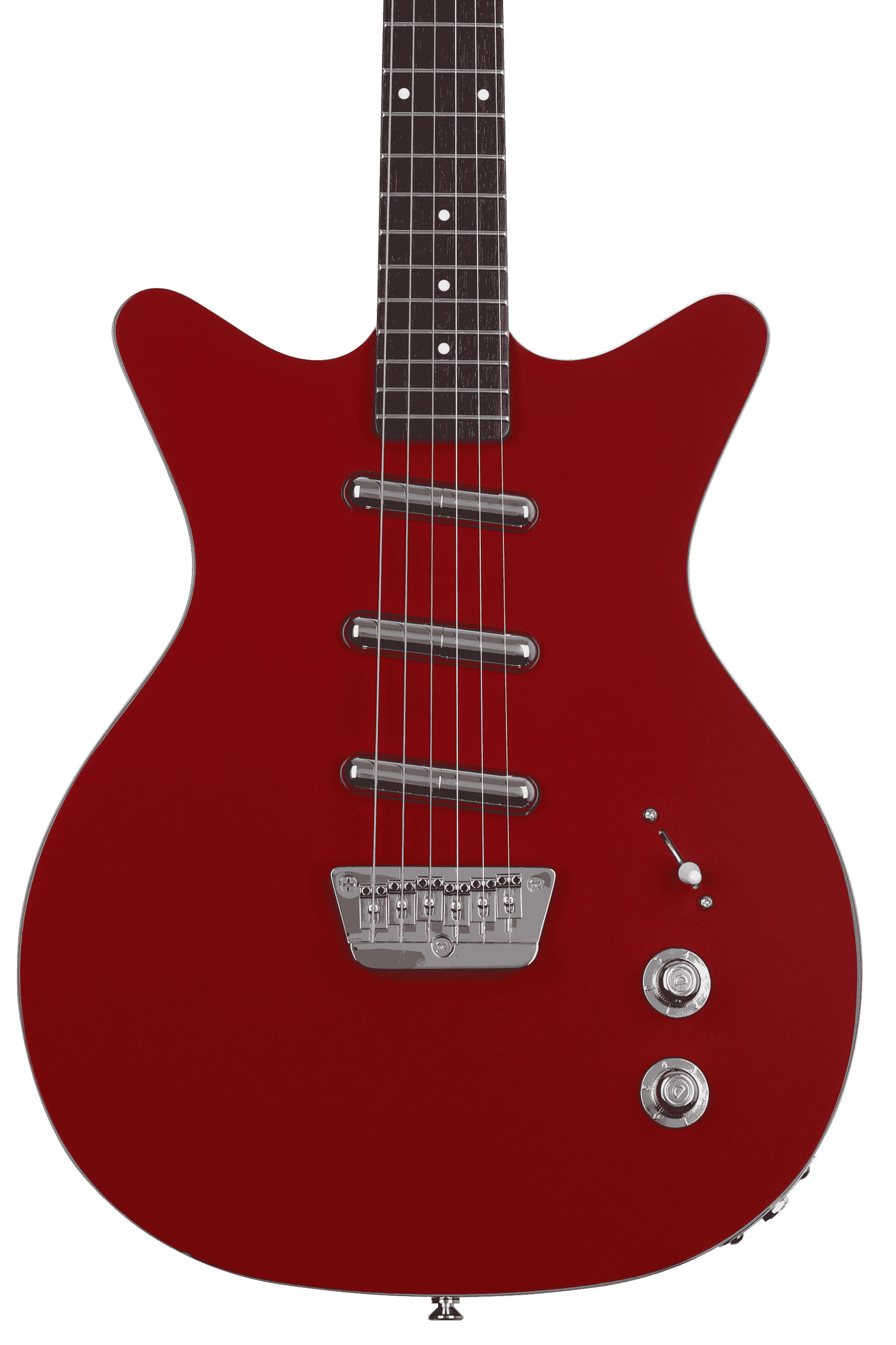 Danelectro '59 Triple Divine Electric Guitar - Red | Sweetwater