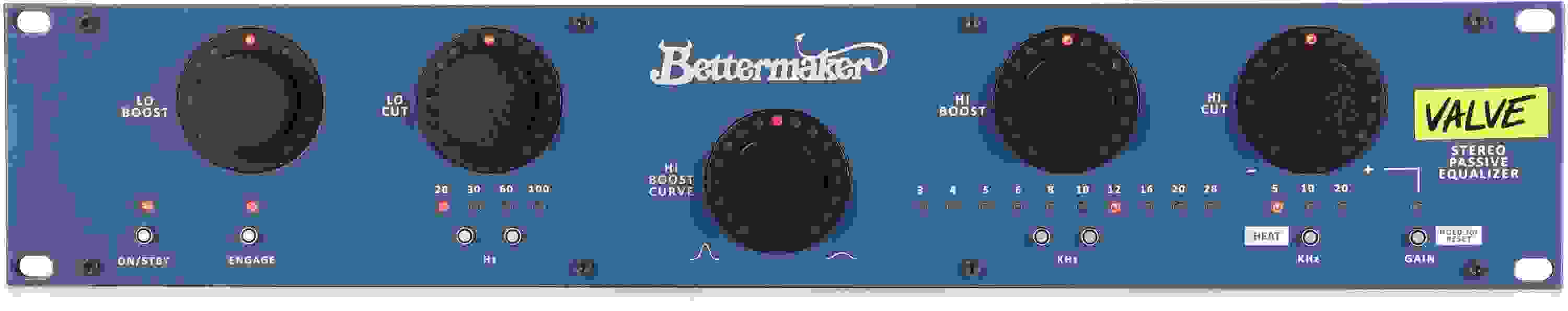 Bettermaker Valve Stereo Passive Equalizer with Plug-in Control ...