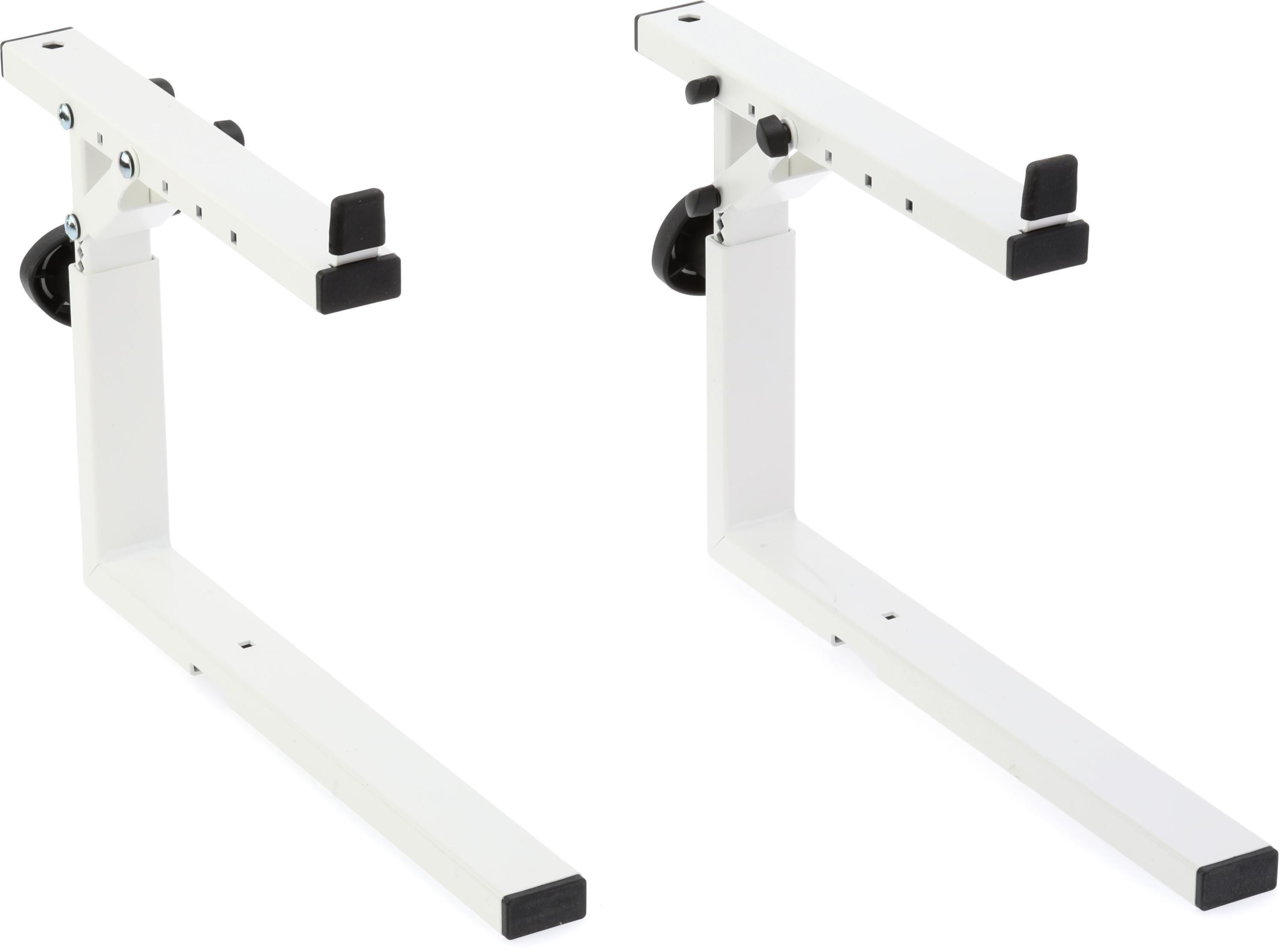 K&M 18811 Stacker Second Tier for Omega Stand - White | Sweetwater