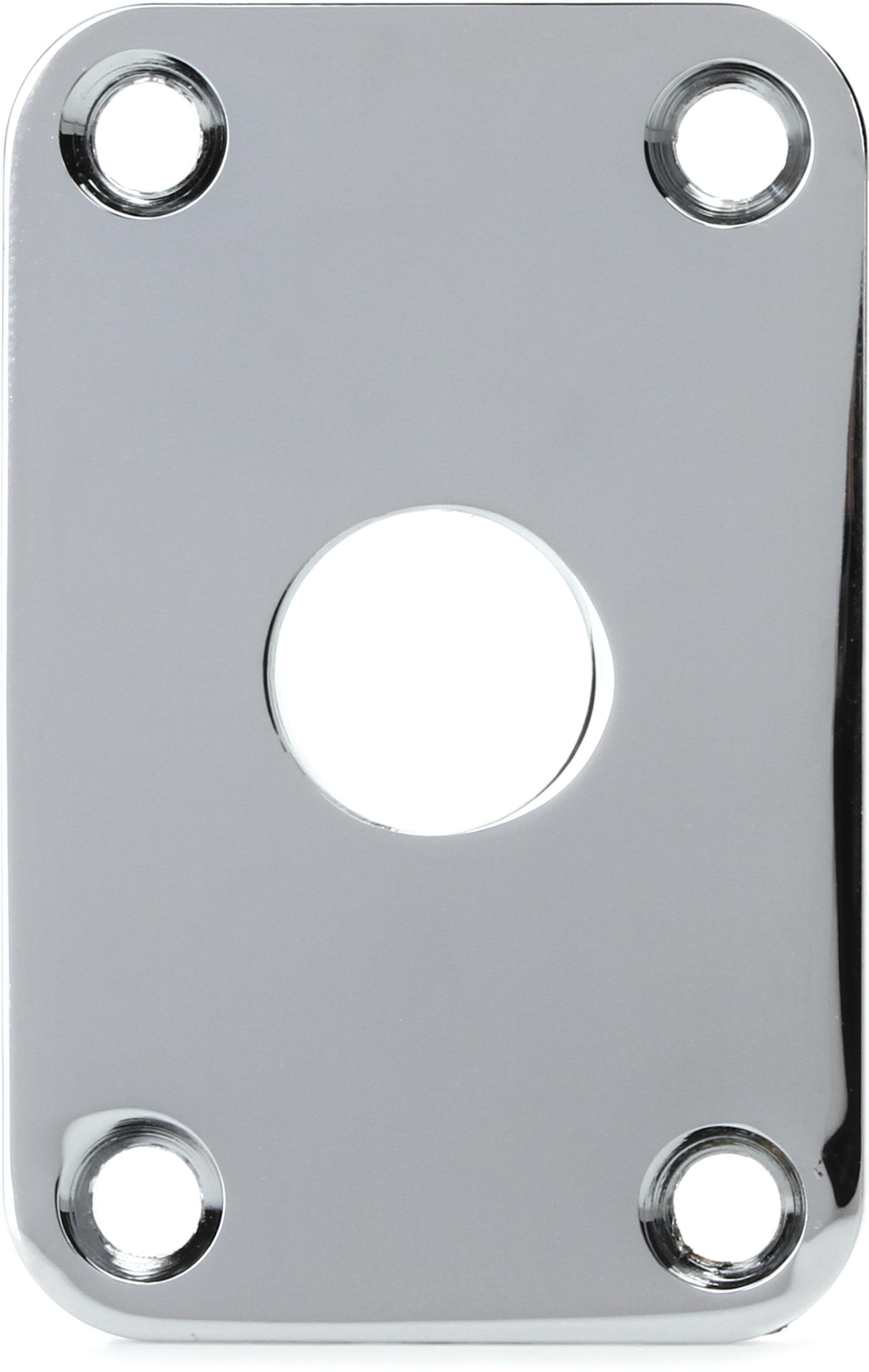 Gibson Accessories Jack Plate for Explorer - Chrome | Sweetwater