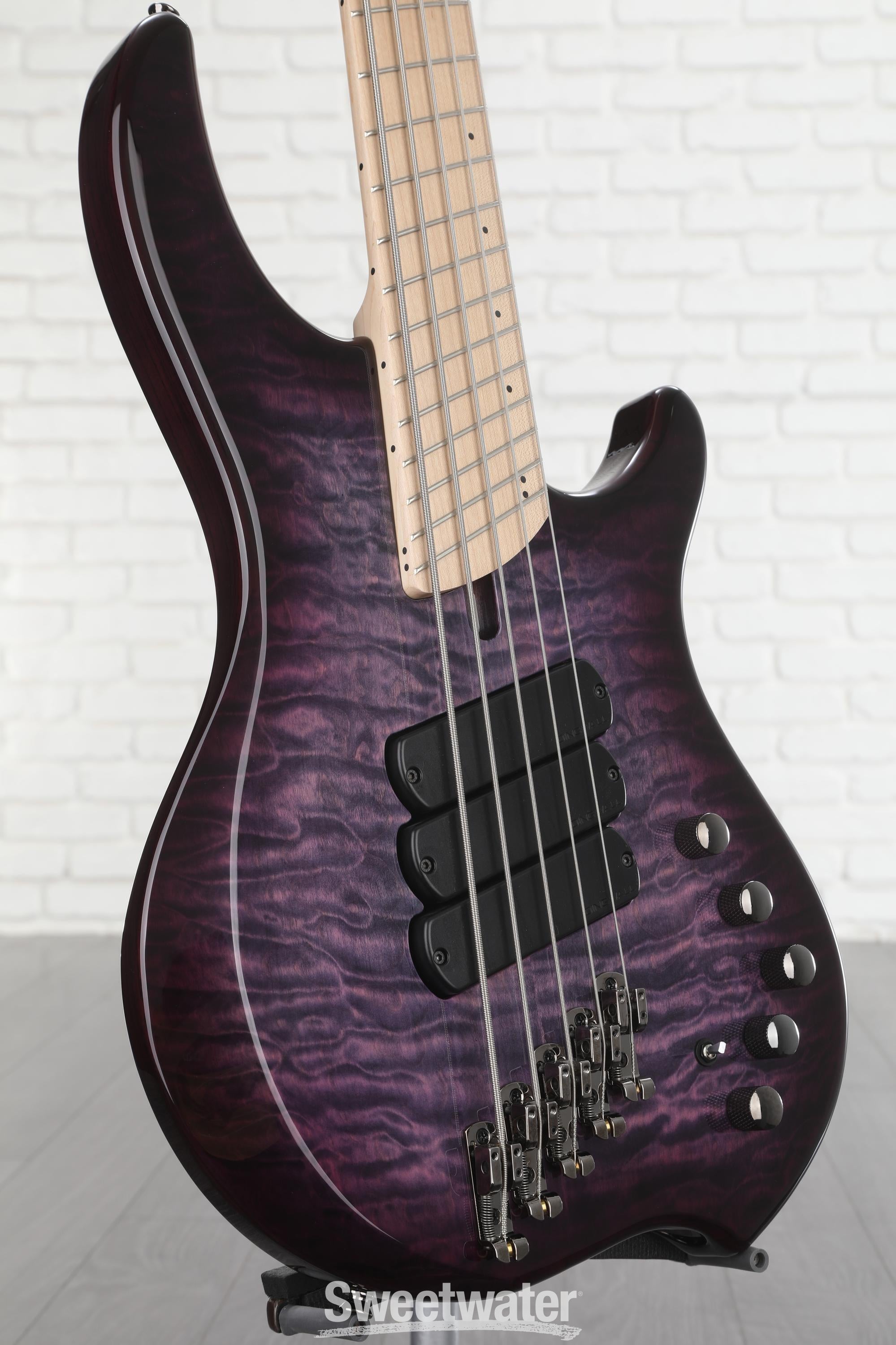 Dingwall Guitars Combustion 5-string Electric Bass - Ultraviolet Burst ...