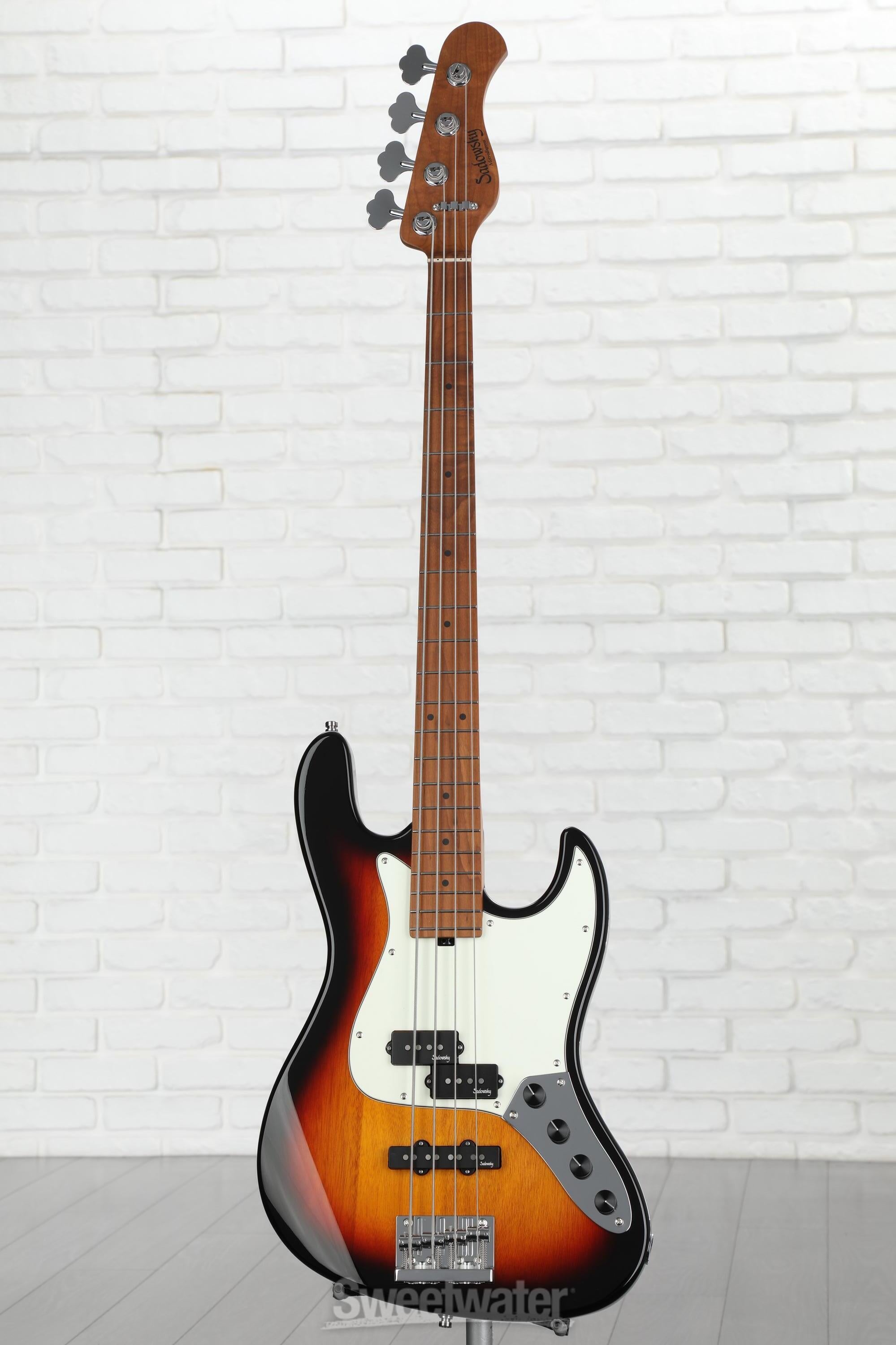 Sadowsky MetroExpress 21-fret Hybrid PJ 4-string Bass - Tobacco ...
