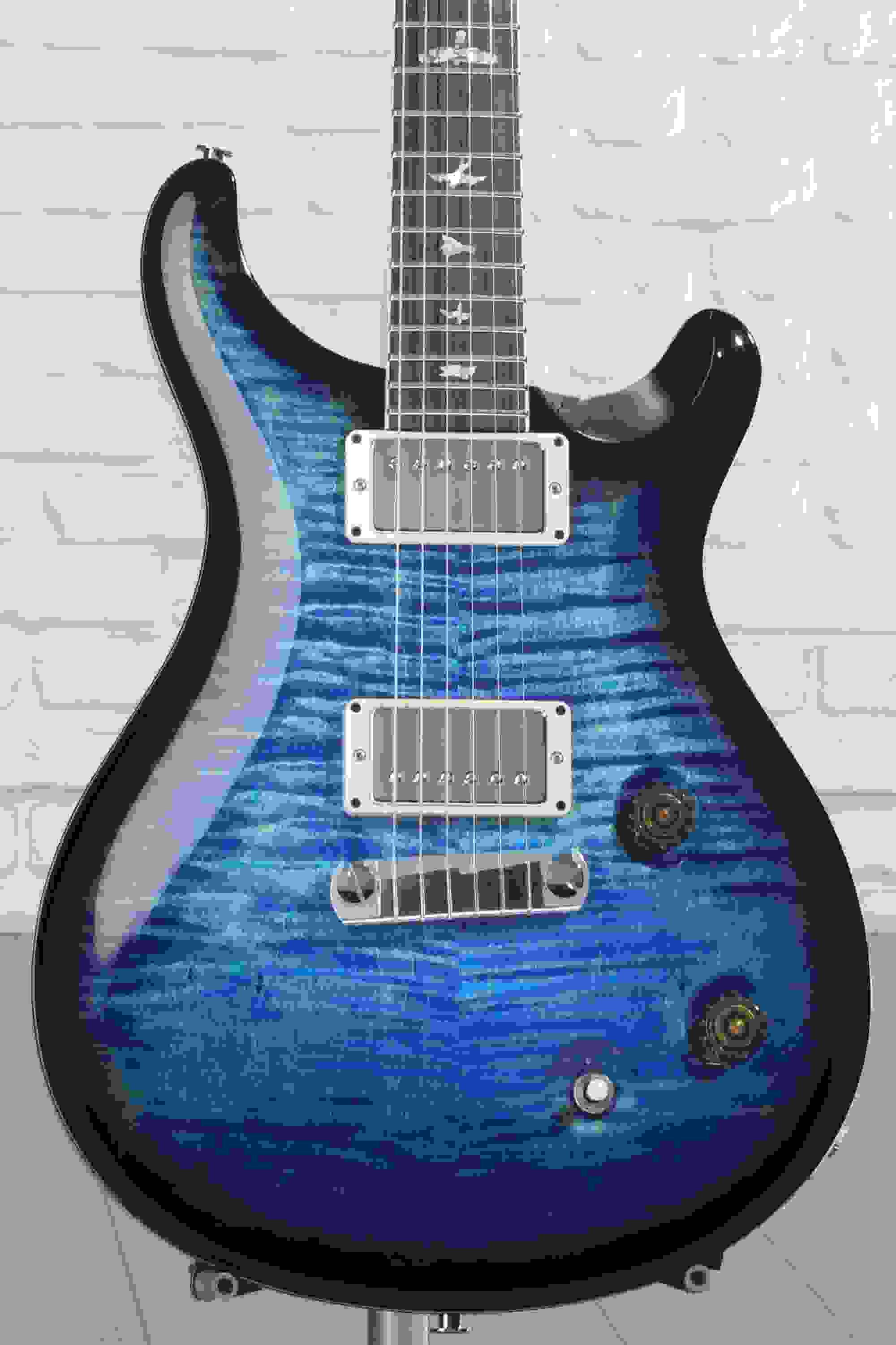 PRS McCarty Electric Guitar - Faded Blue Jean Wraparound Smokeburst ...