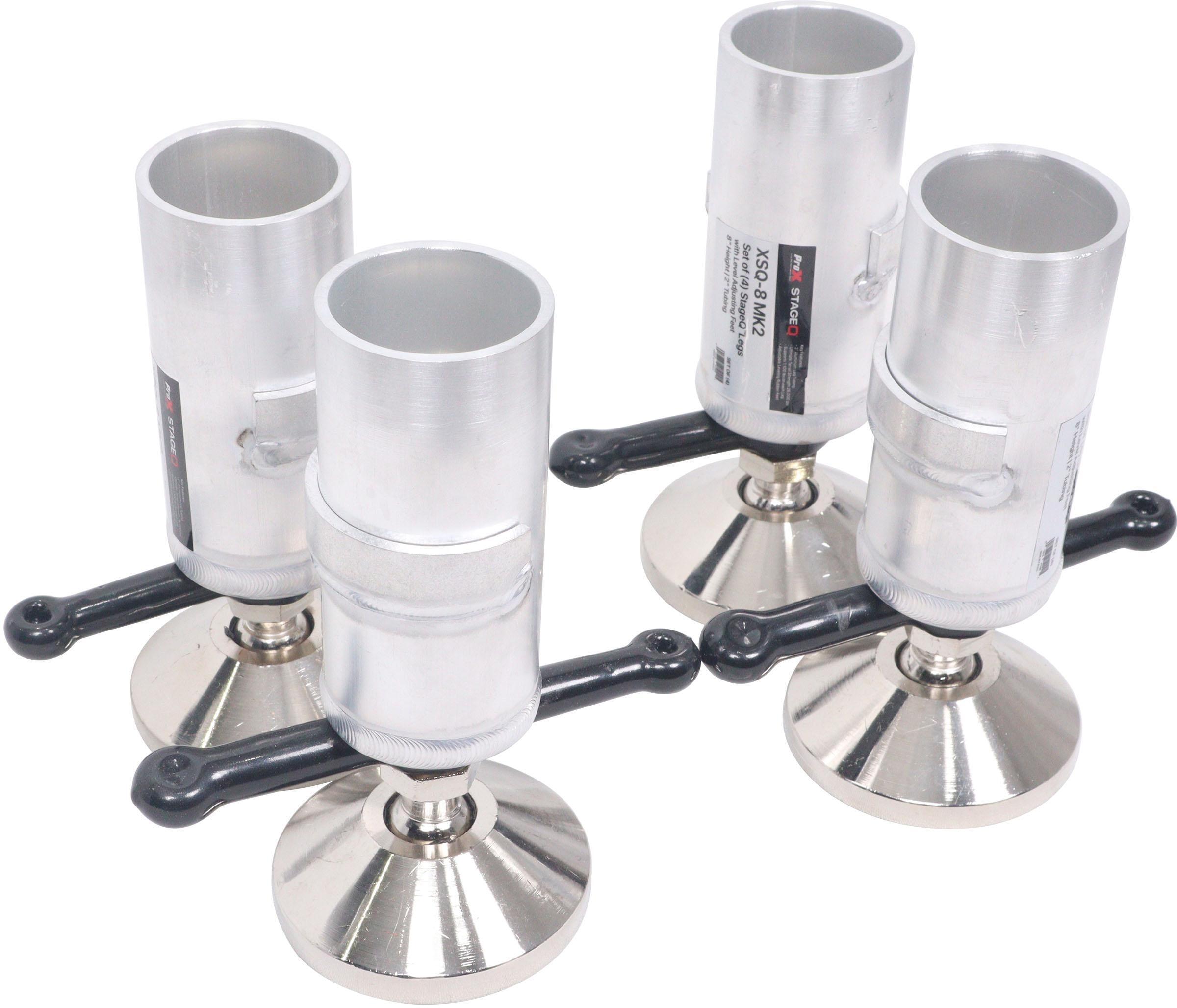 ProX Stage Legs - 8 inches, 4-pack | Sweetwater