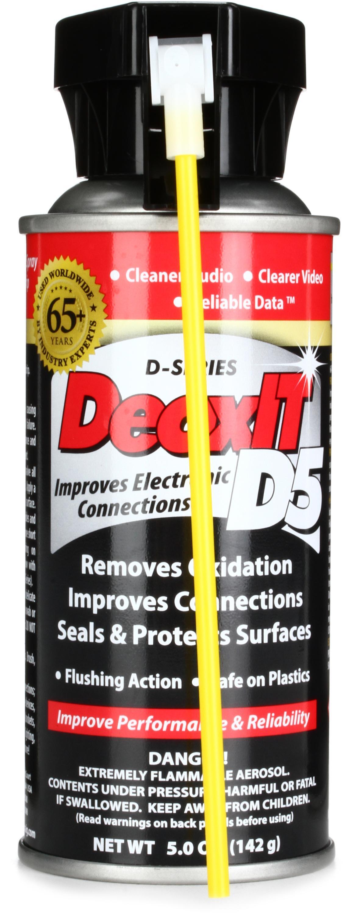 CAIG Laboratories DeoxIT D5 Contact Cleaner 5% Solution - 5-oz. Spray ...