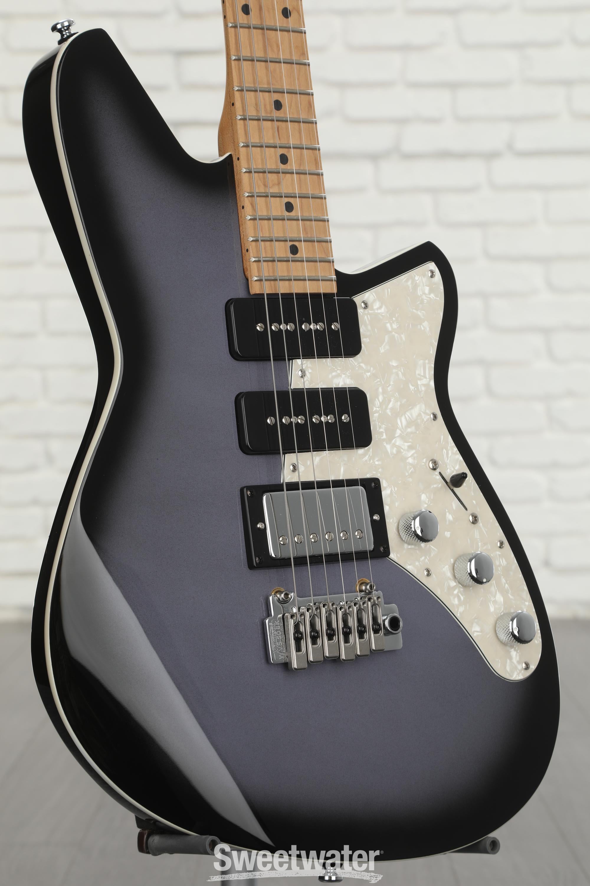 Reverend Six Gun HPP Electric Guitar - Periwinkle Burst | Sweetwater