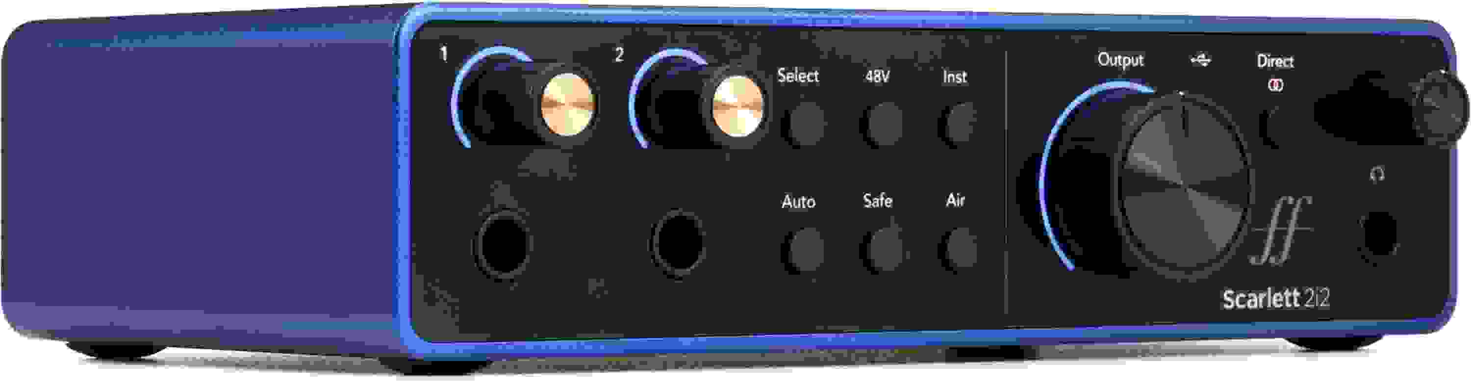 Focusrite Scarlett 2i2 USB-C Audio Interface - Forté/ISA Blue ...