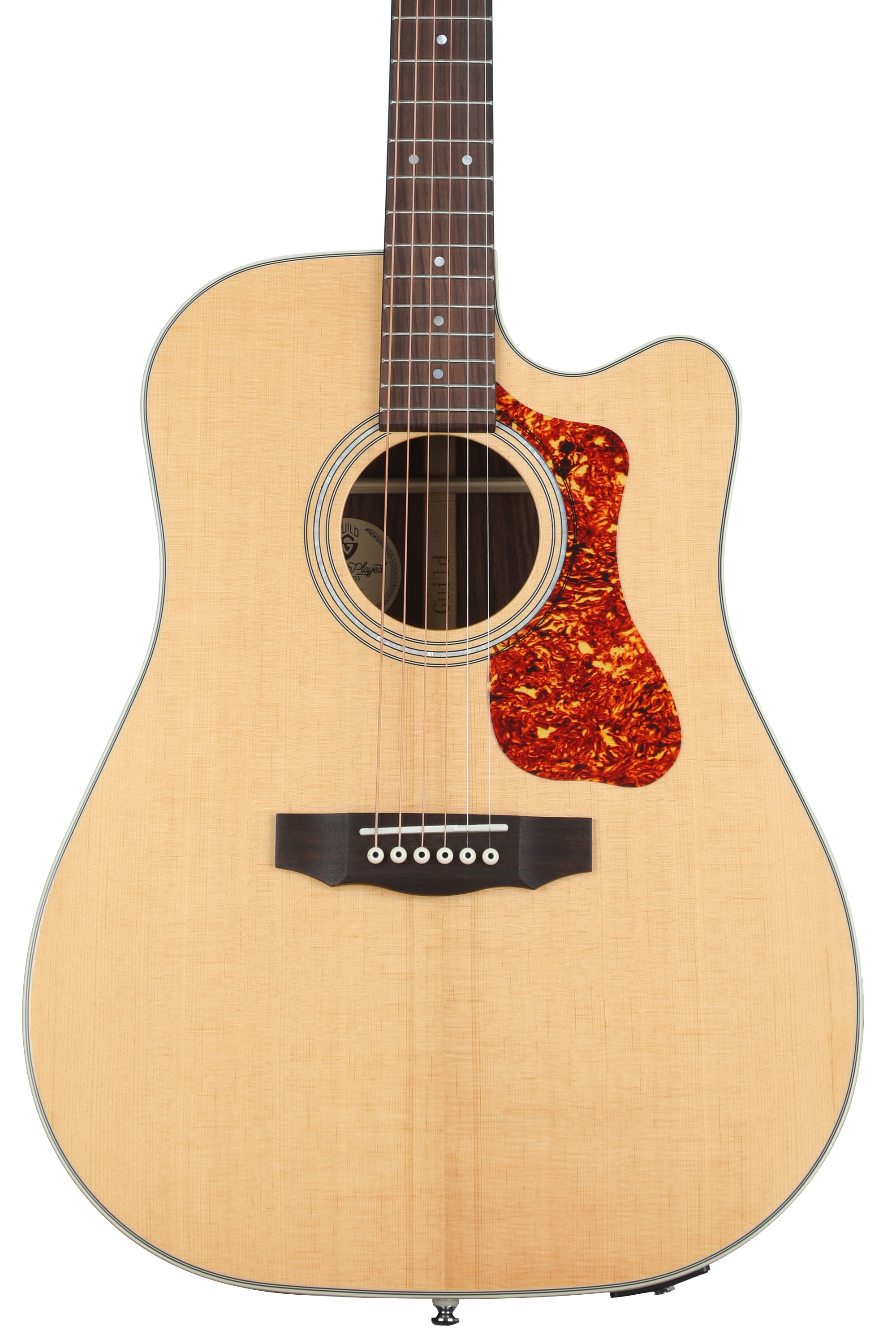 Guild D-150CE Acoustic-Electric Guitar - Natural | Sweetwater