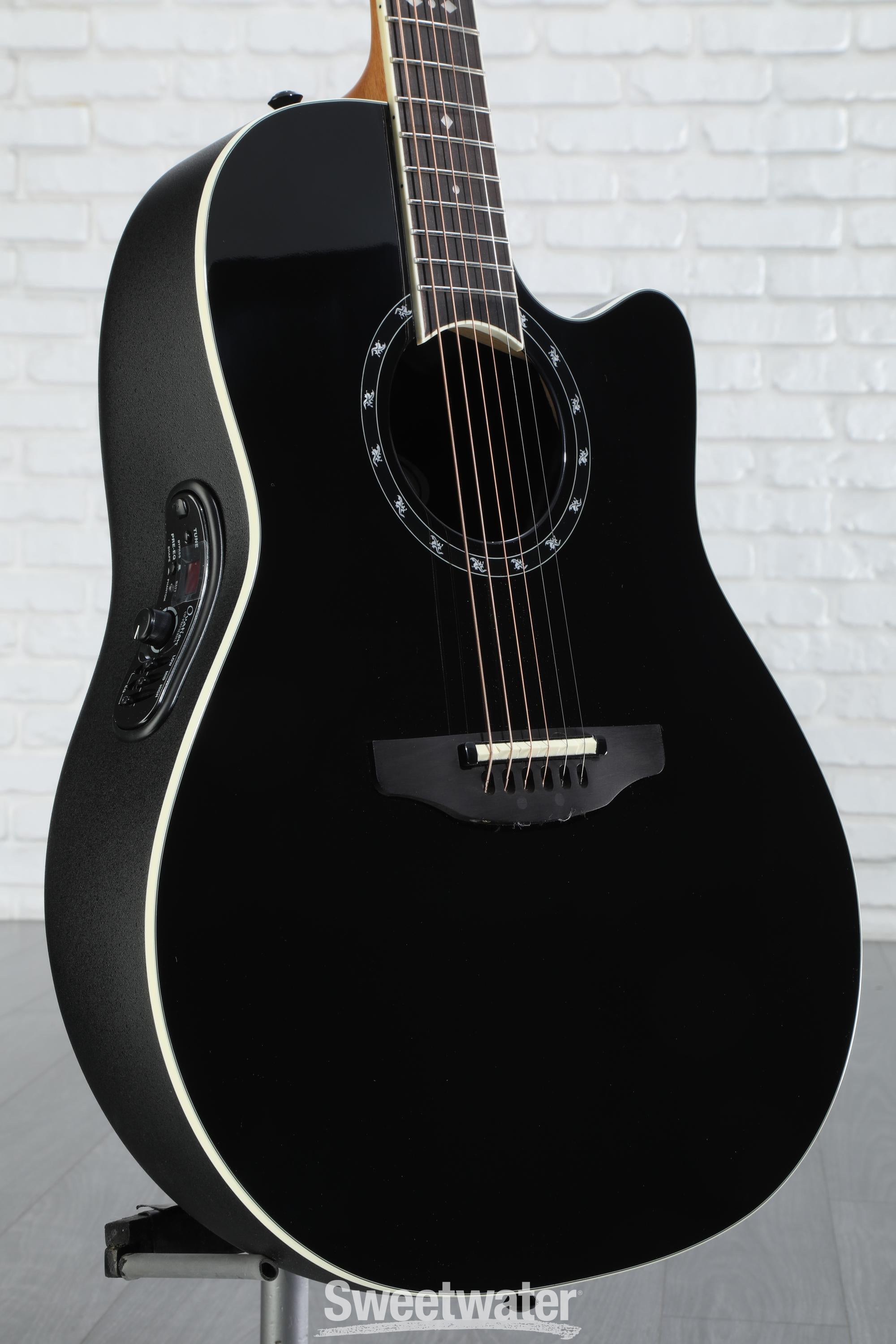 Ovation Timeless Balladeer Deep Contour Acoustic-Electric Guitar ...