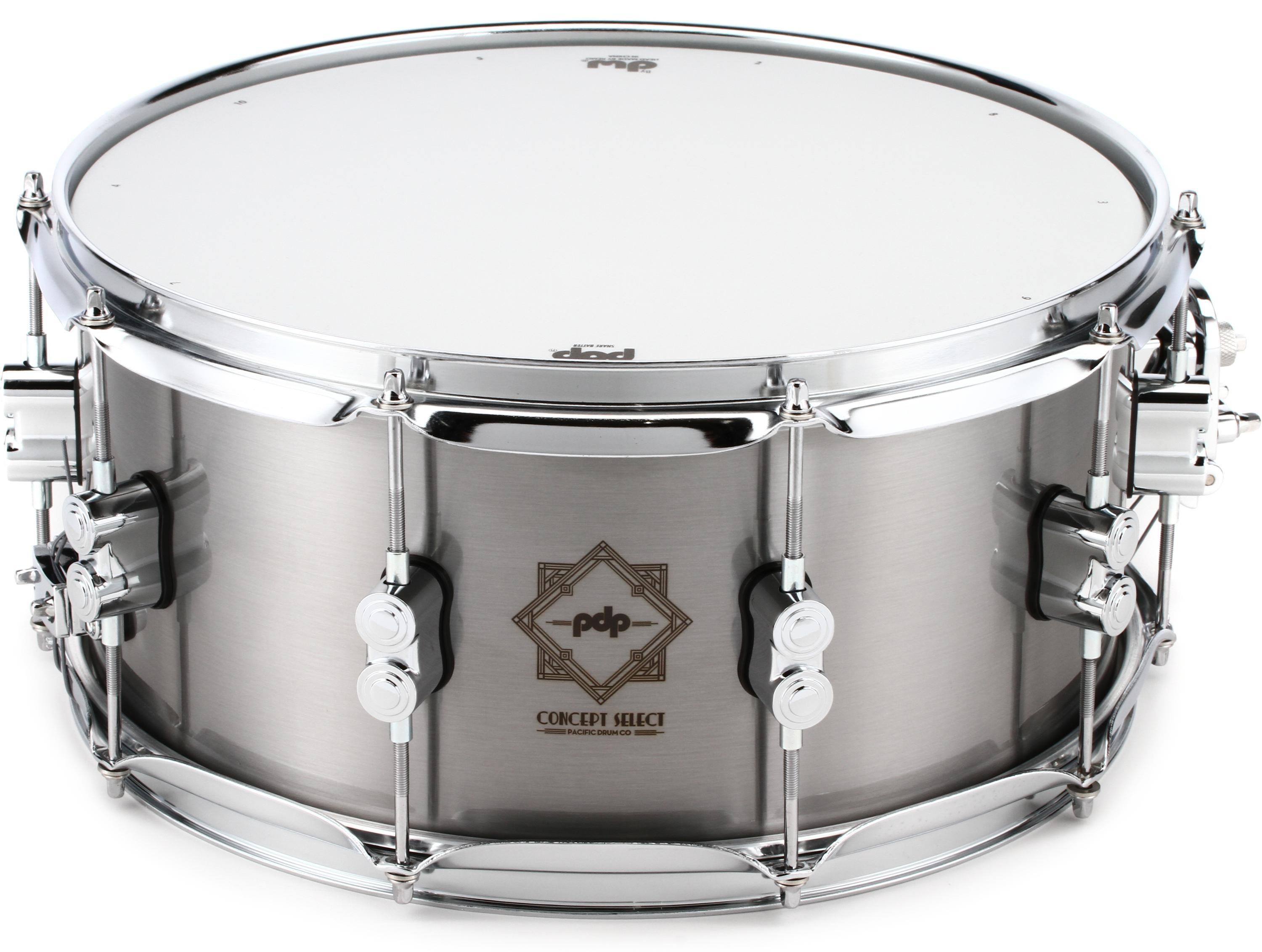 PDP Concept Select Snare Drum - 6.5 x 14-inch - Steel | Sweetwater