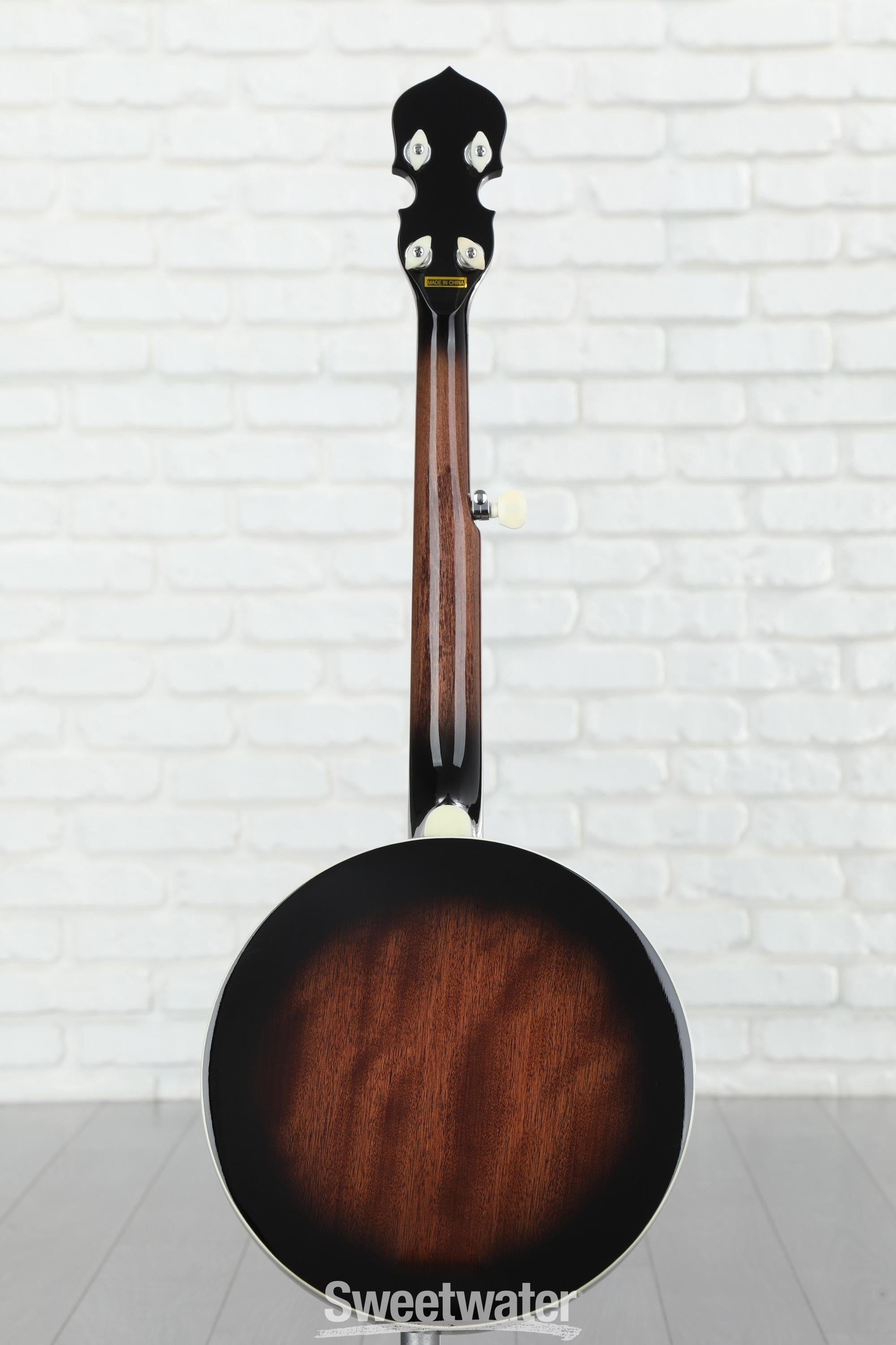 Gold Tone BG-Mini Bluegrass Mini Resonator Banjo - Vintage Brown High ...