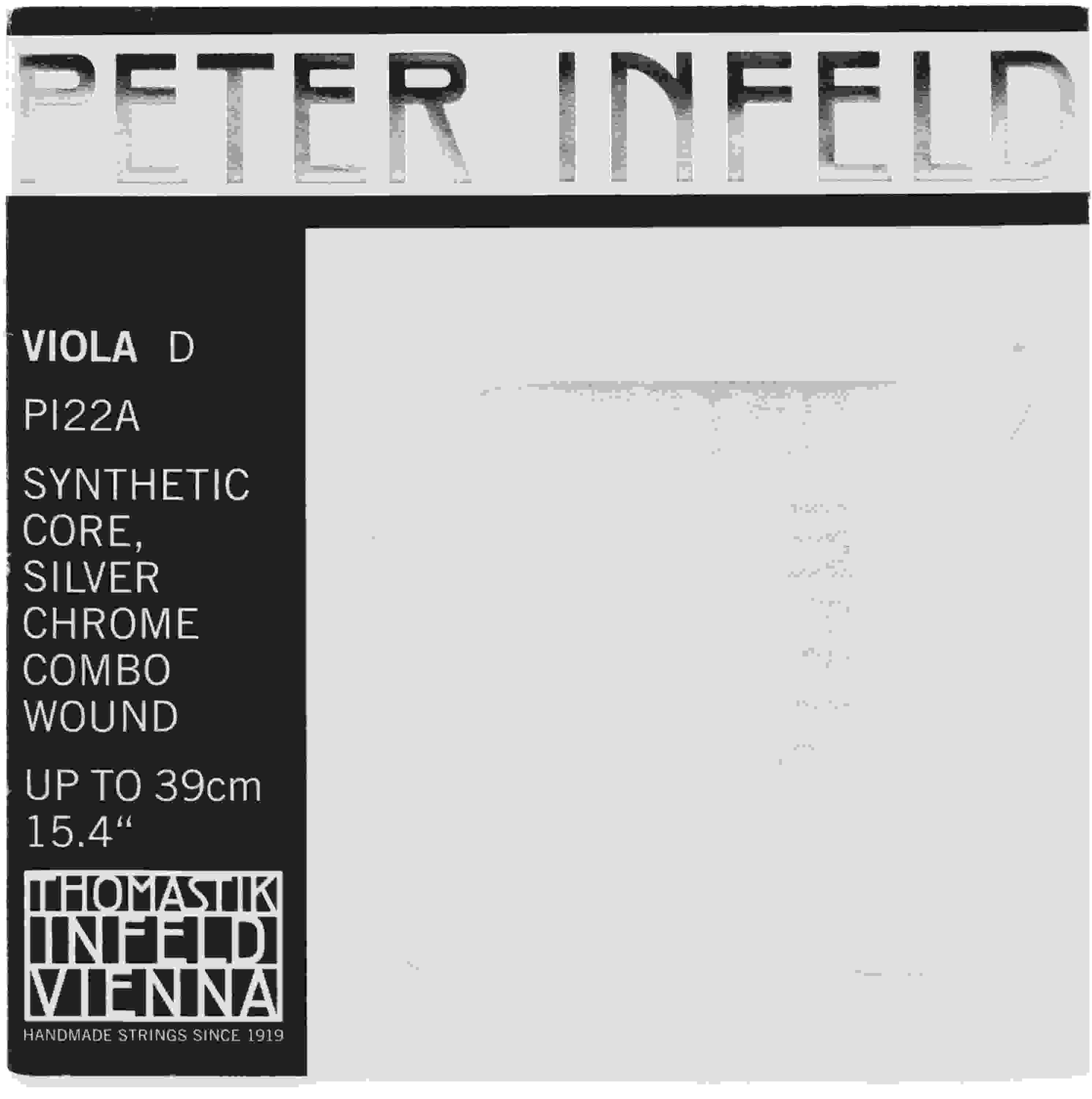 Thomastik-Infeld PI22A Peter Infeld Viola D String - 4/4 Size Chrome ...