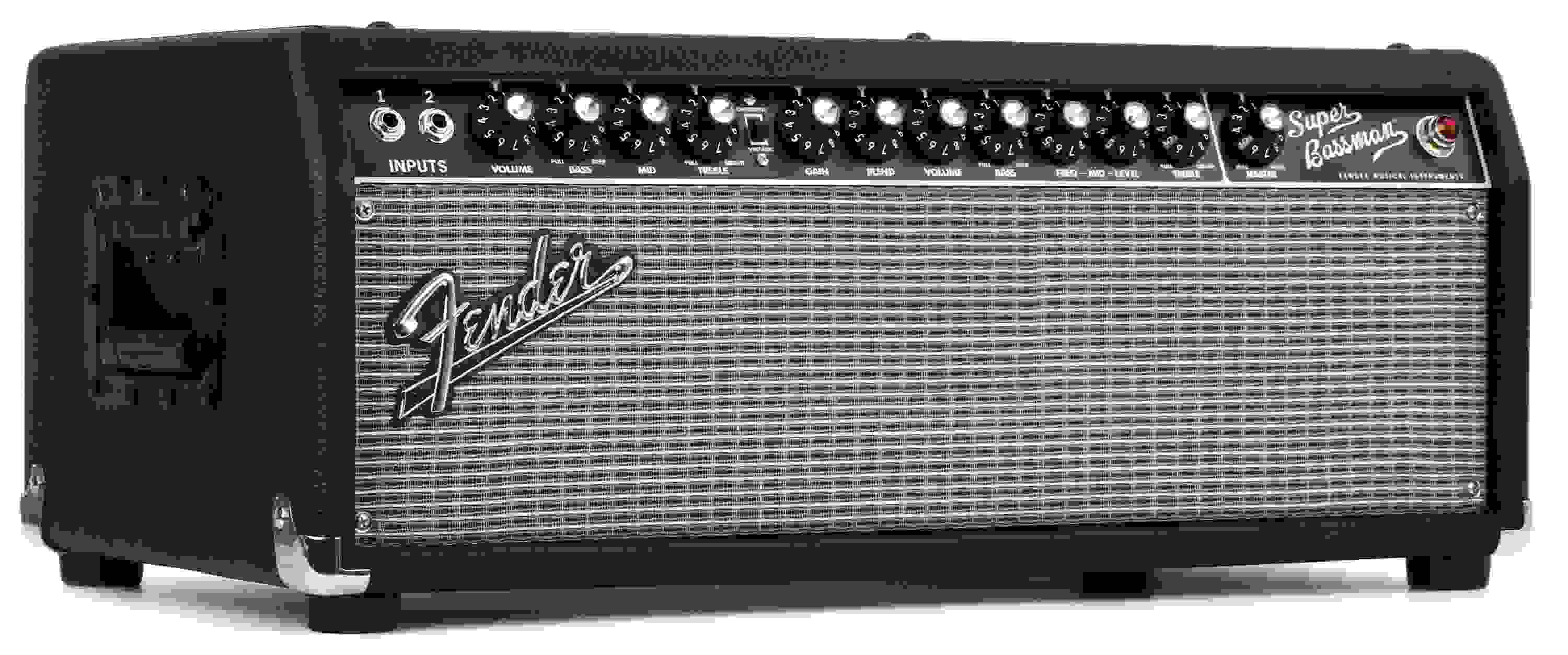 Fender Super Bassman Head - 300-watt Tube Bass Head - Black | Sweetwater