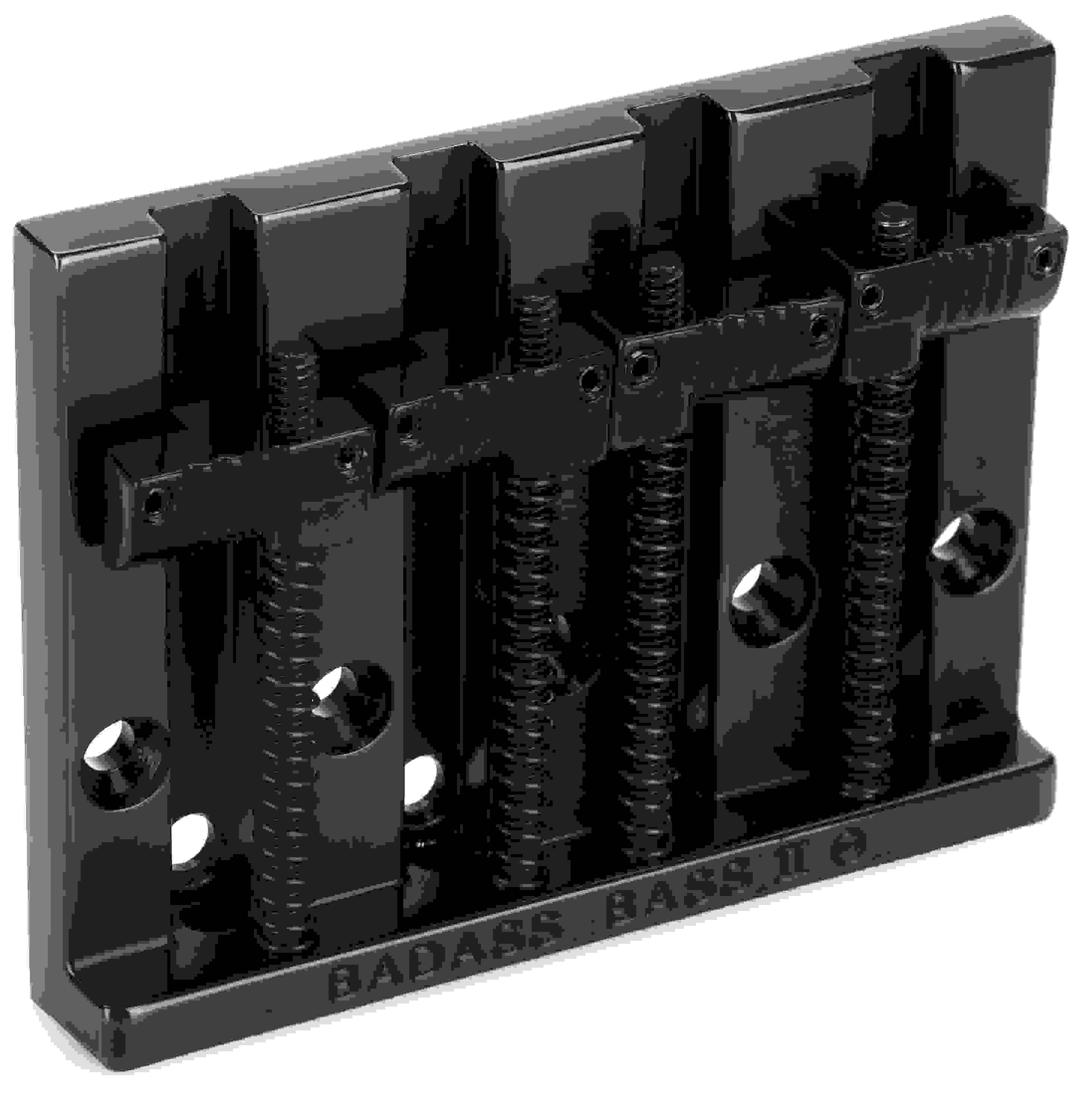 Leo Quan Badass II 4-String High-mass Bass Bridge - Black | Sweetwater