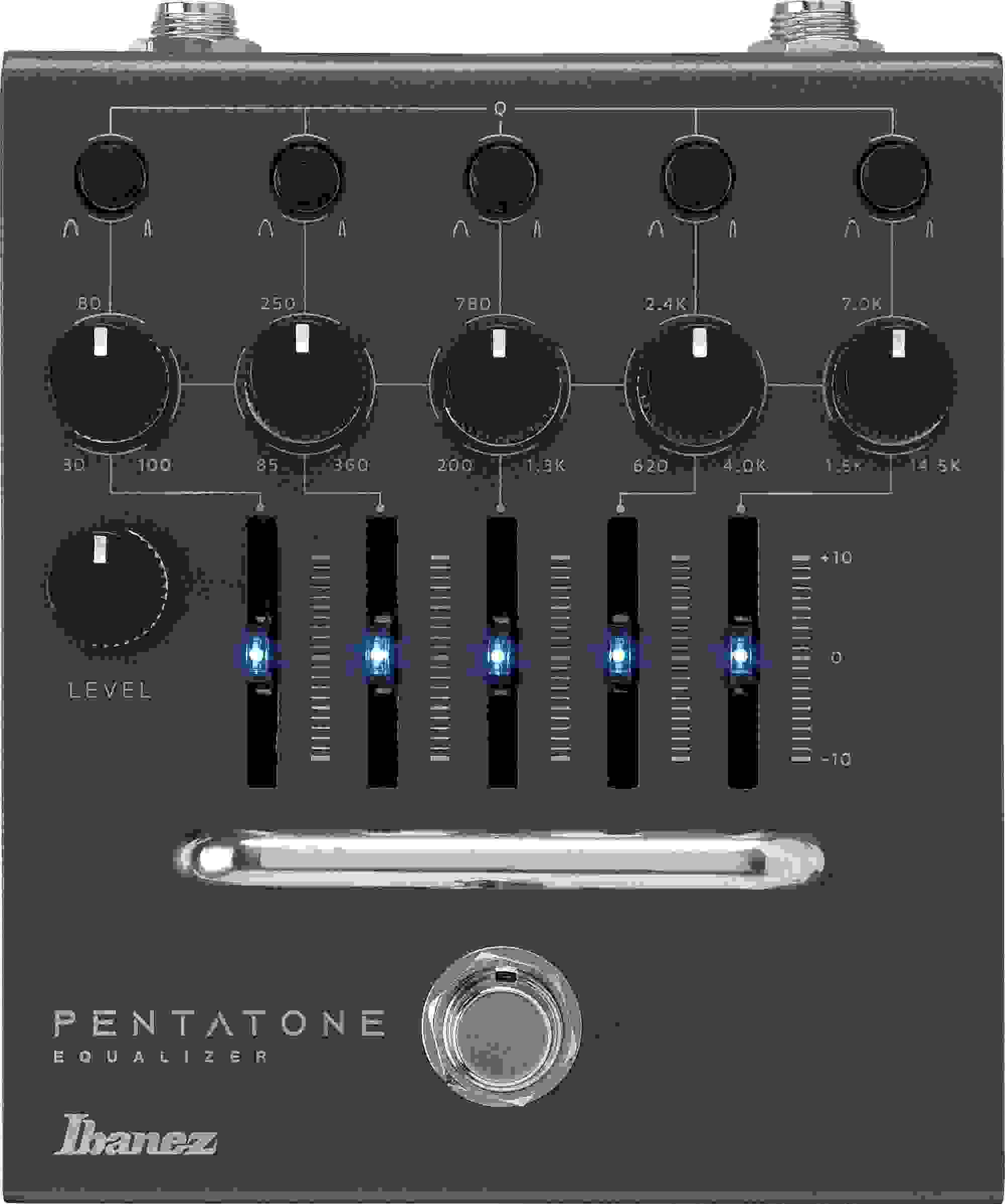 Ibanez PTEQ Pentatone 5-band Parametric EQ Pedal | Sweetwater