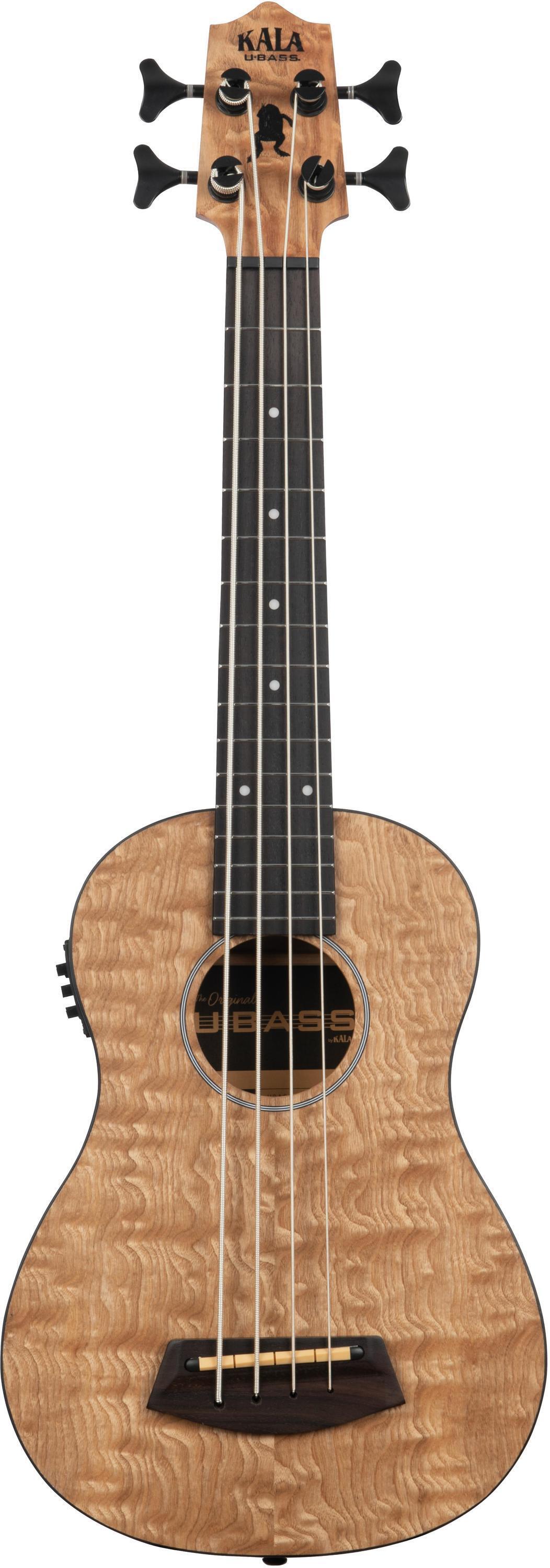 Kala Quilted Ash U-Bass, Acoustic-electric - Natural | Sweetwater