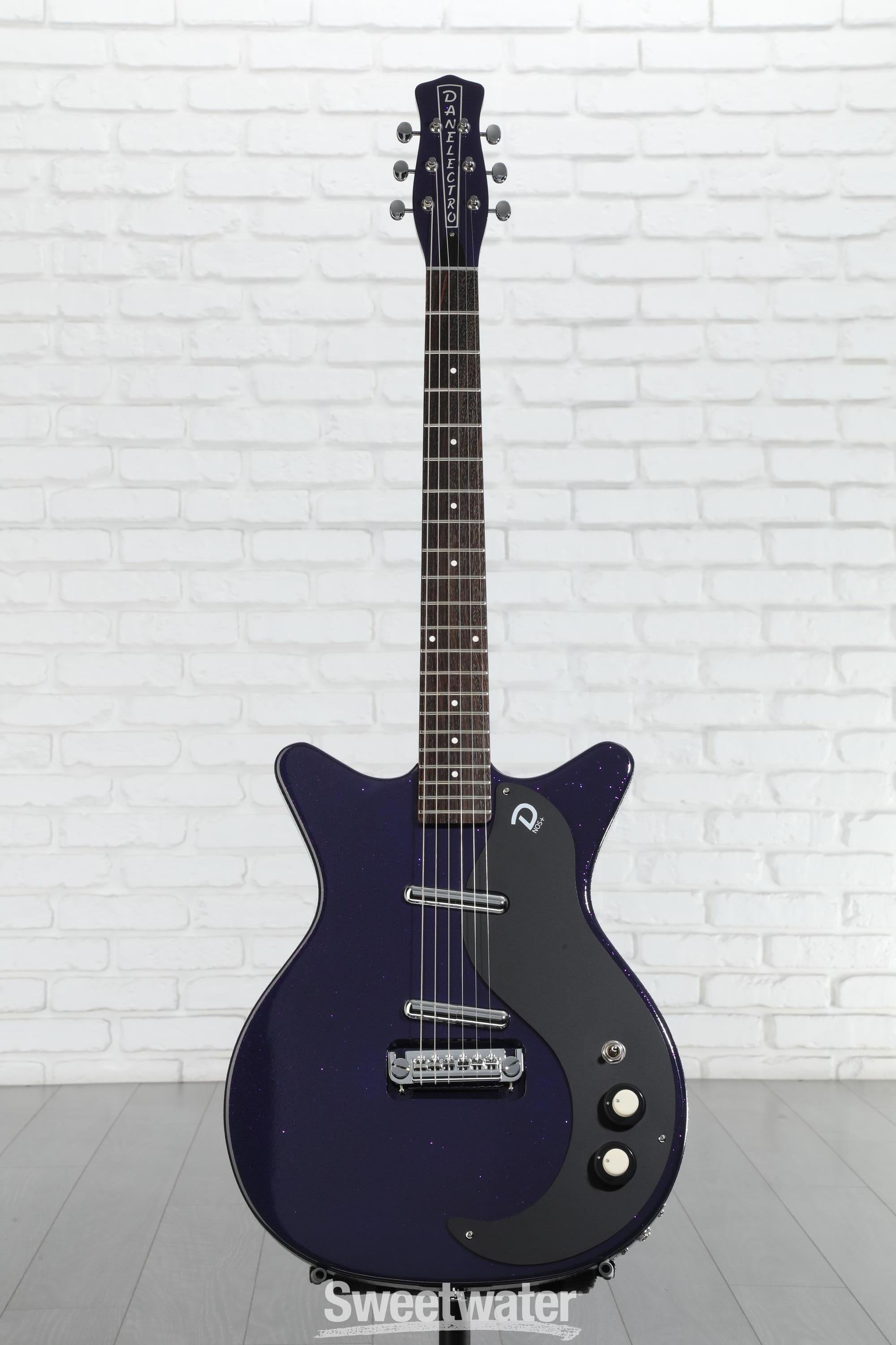 Danelectro Blackout 59 Electric Guitar - Purple Metal Flake | Sweetwater
