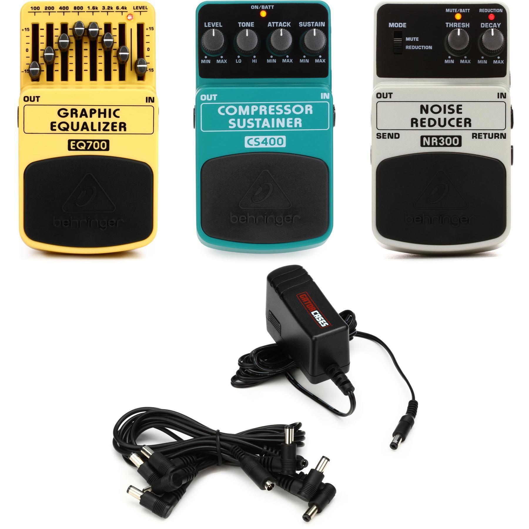 Behringer Compressor/EQ 3-Pack - Compressor, EQ, and Noise Reducer with ...