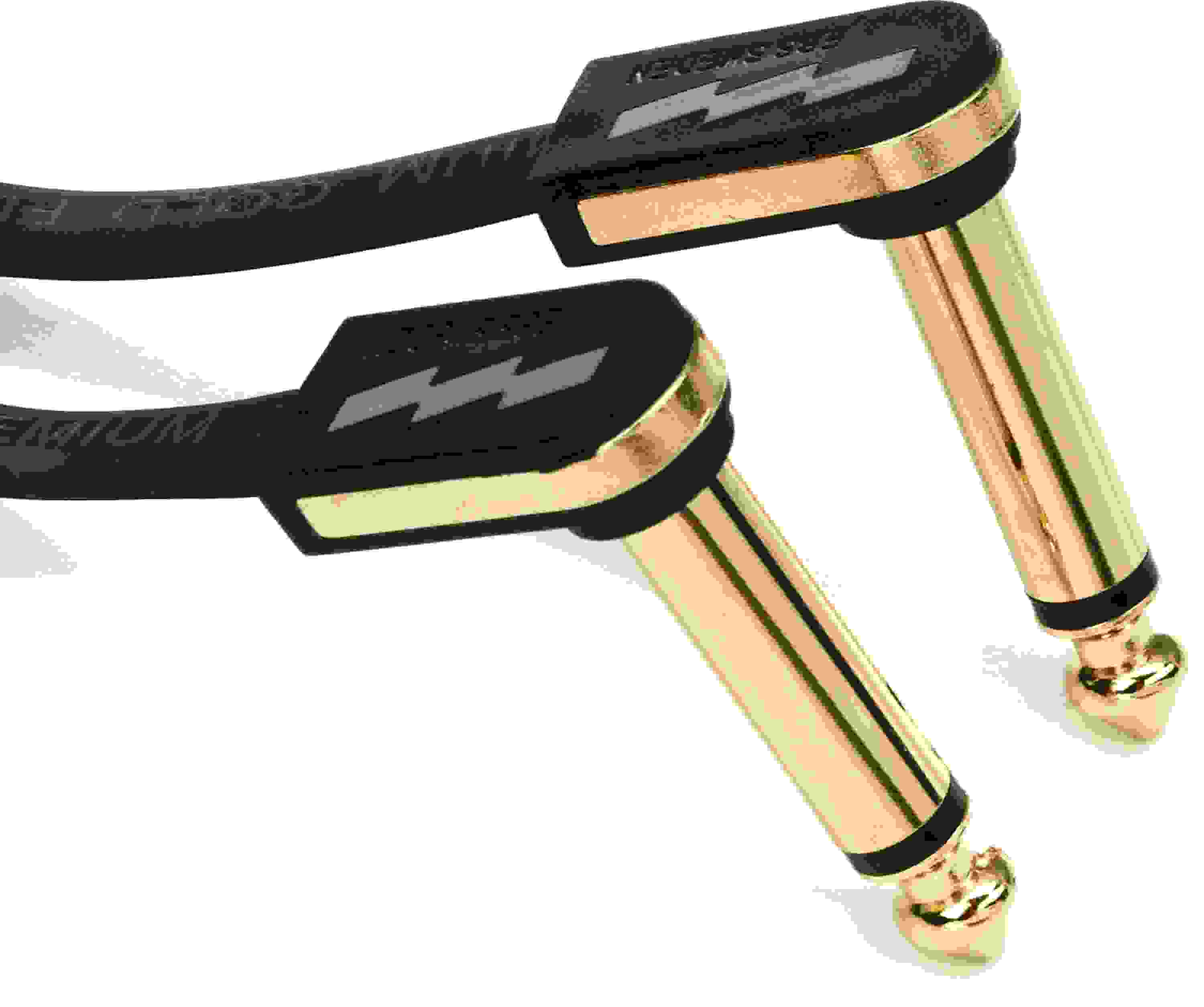 EBS PG-10 Premium Gold Flat Patch Cable - 3.94 inches | Sweetwater