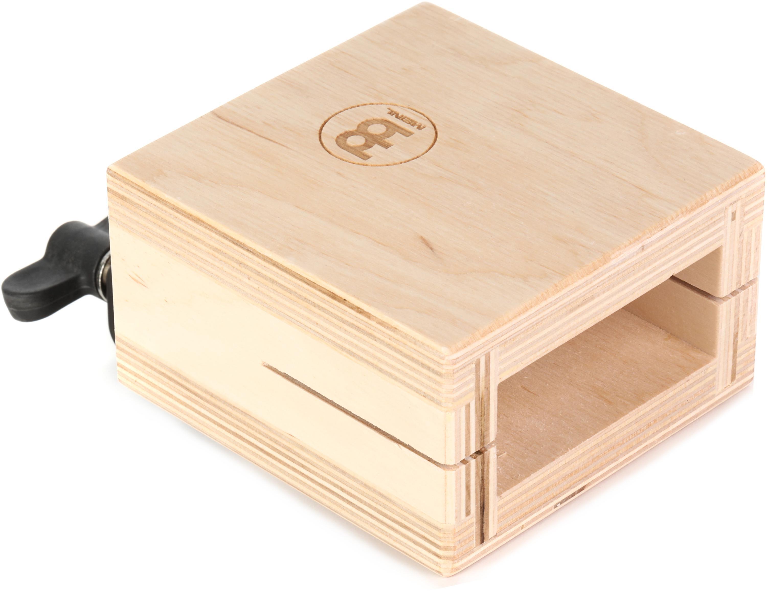 Meinl Percussion Wood Temple Block - D6, Natural | Sweetwater