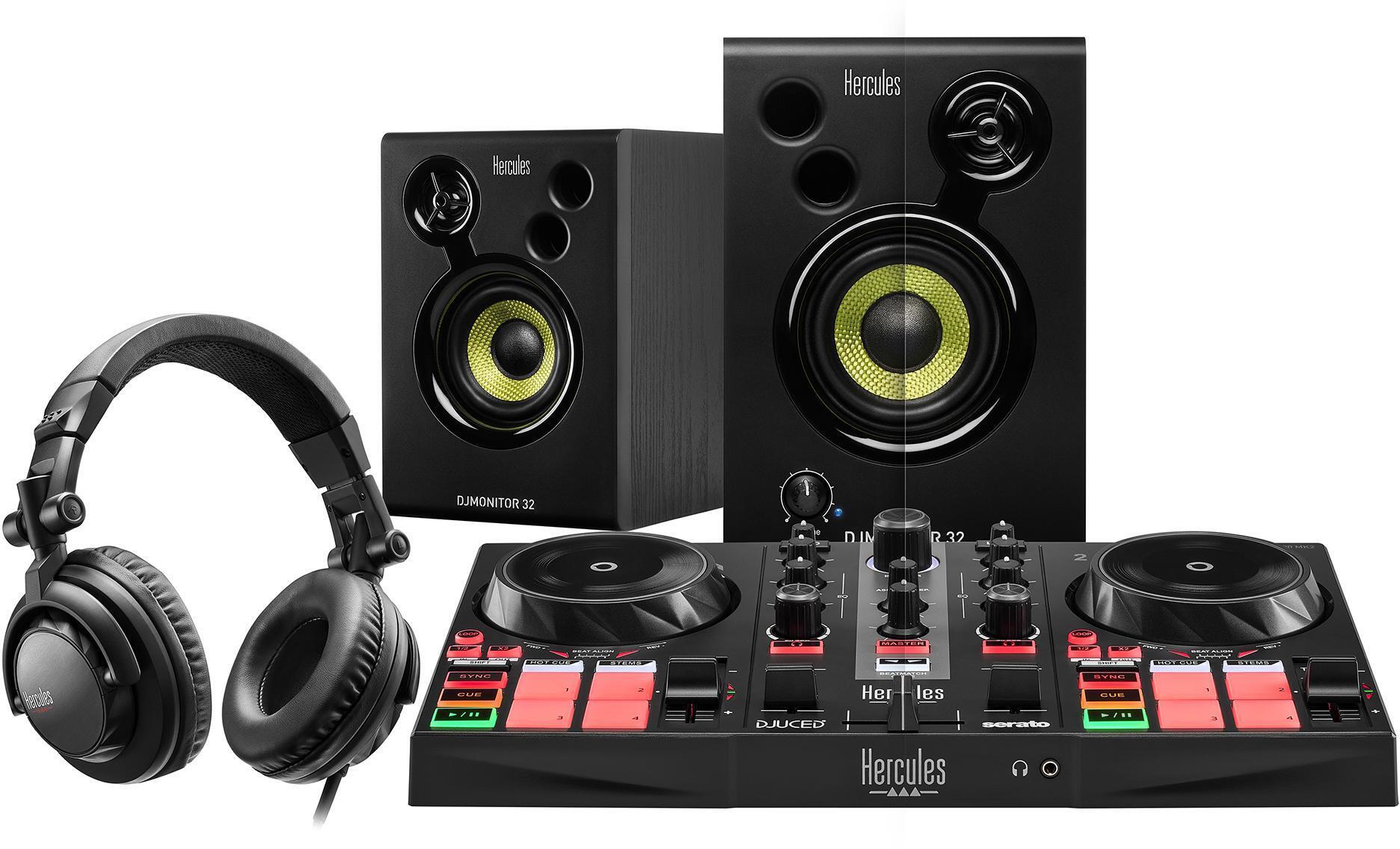 Hercules DJ DJLearning Kit MK2 - Complete DJ System for Beginners ...