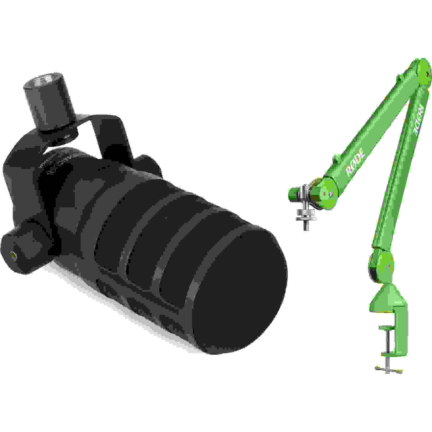 Rode PodMic USB Dynamic Broadcast Microphone with Studio Boom Arm ...