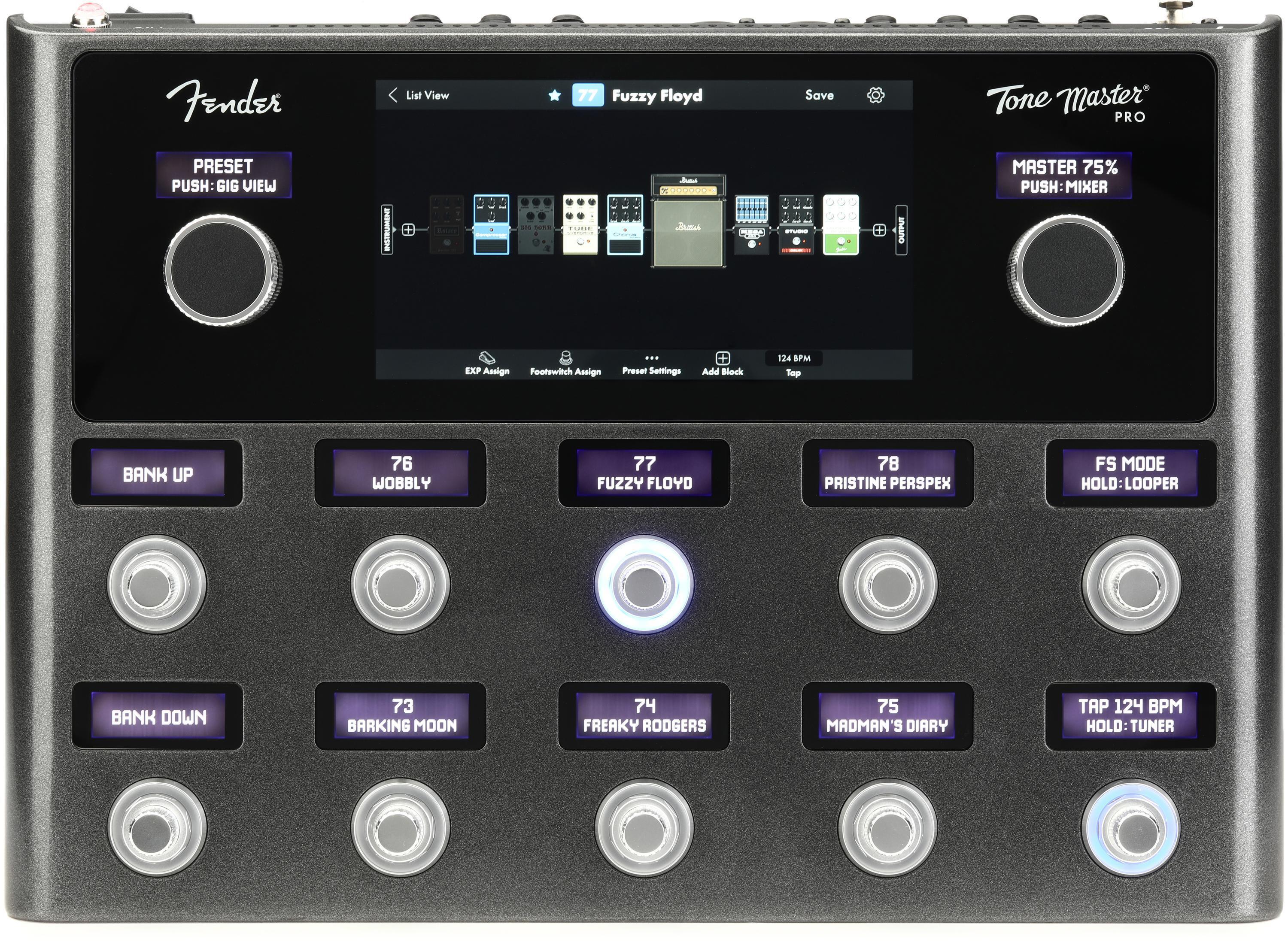 Fender Tone Master Pro Multi-effects Guitar Workstation Bundles ...
