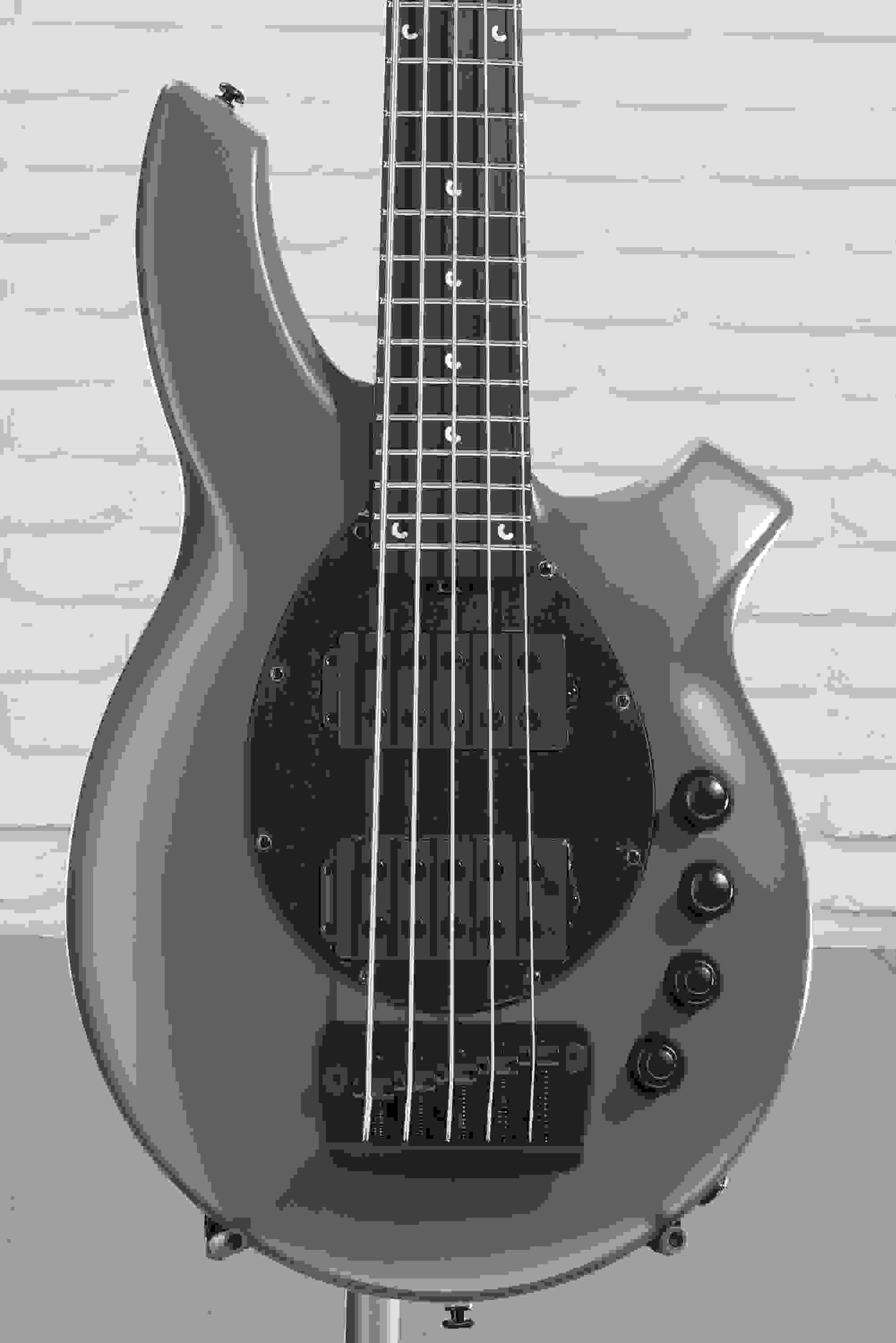 Ernie Ball Music Man Bongo 5HH Electric Bass Guitar - Titan Gray ...