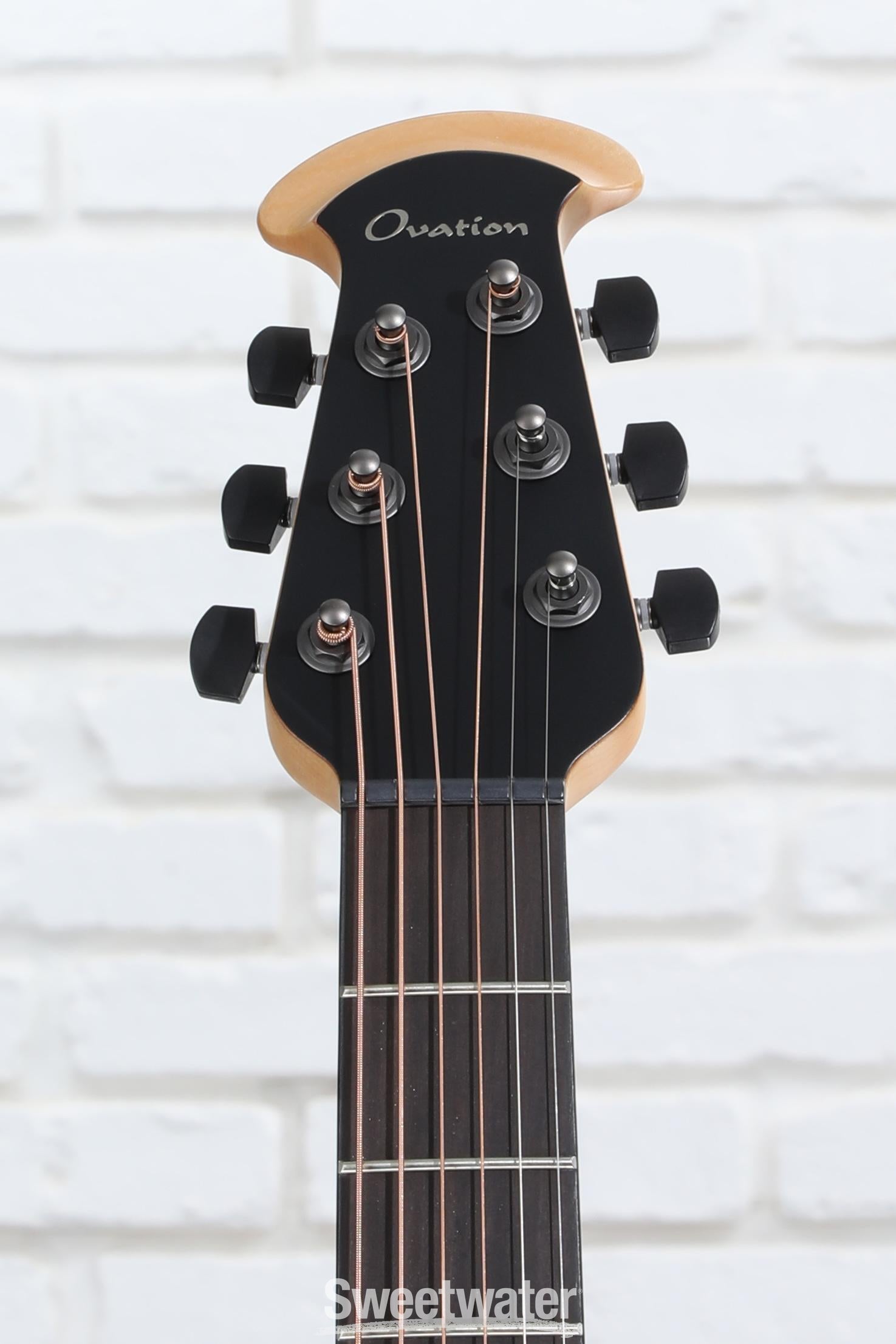 Ovation Mod TX Super Shallow - Black Textured | Sweetwater