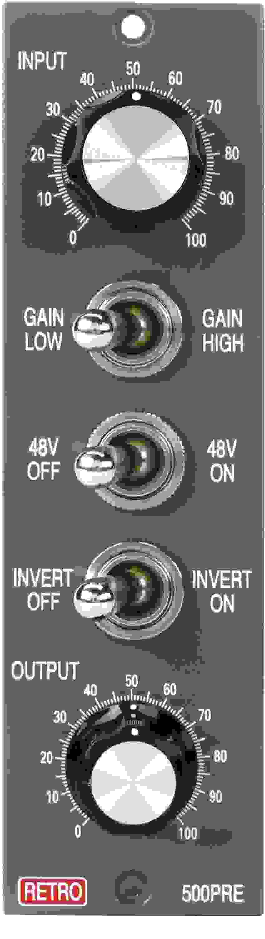 Retro Instruments 500PRE 500 Series Microphone Preamp | Sweetwater