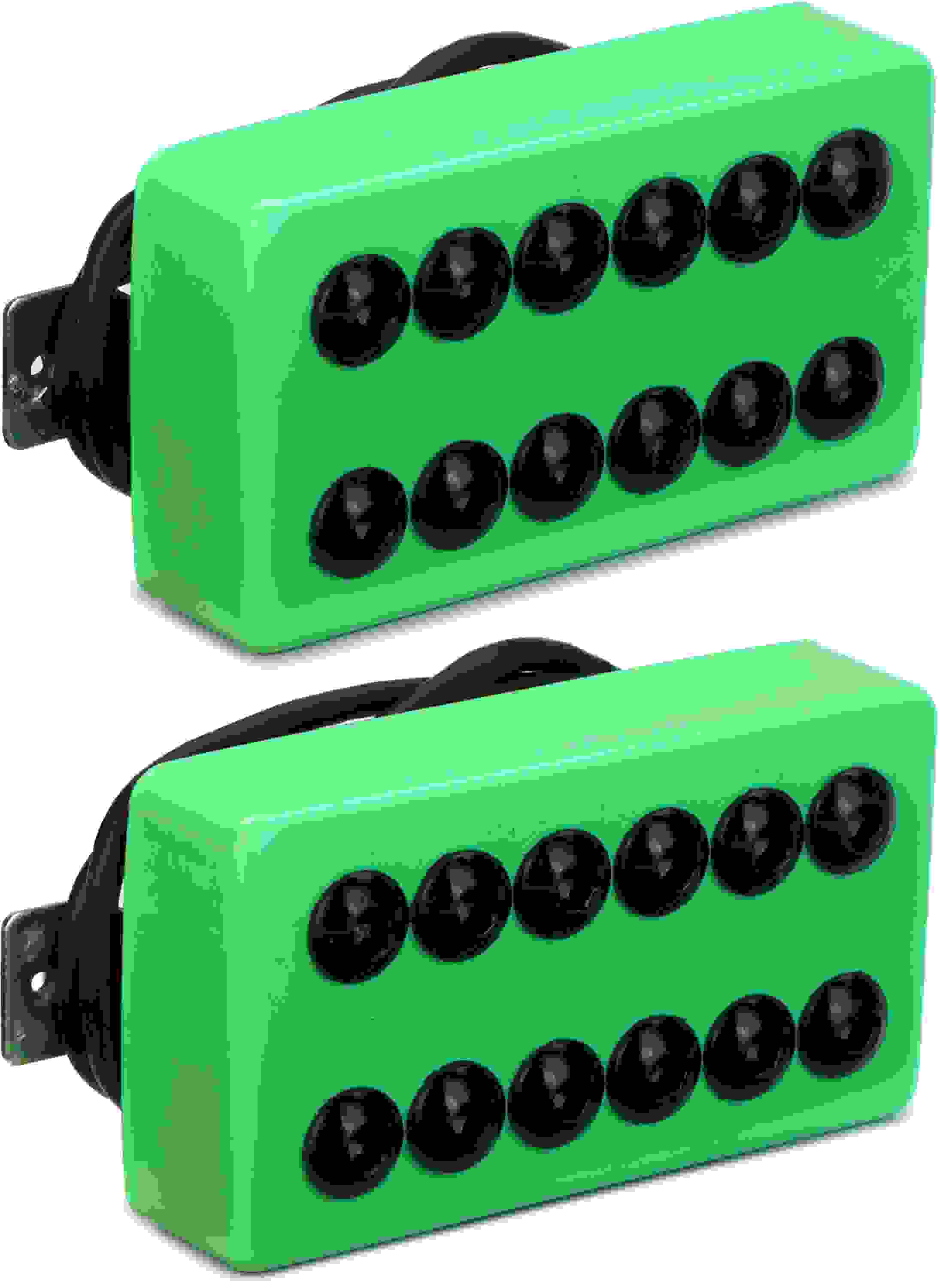 Seymour Duncan Invader Humbucker Set - Lime Green Cover | Sweetwater