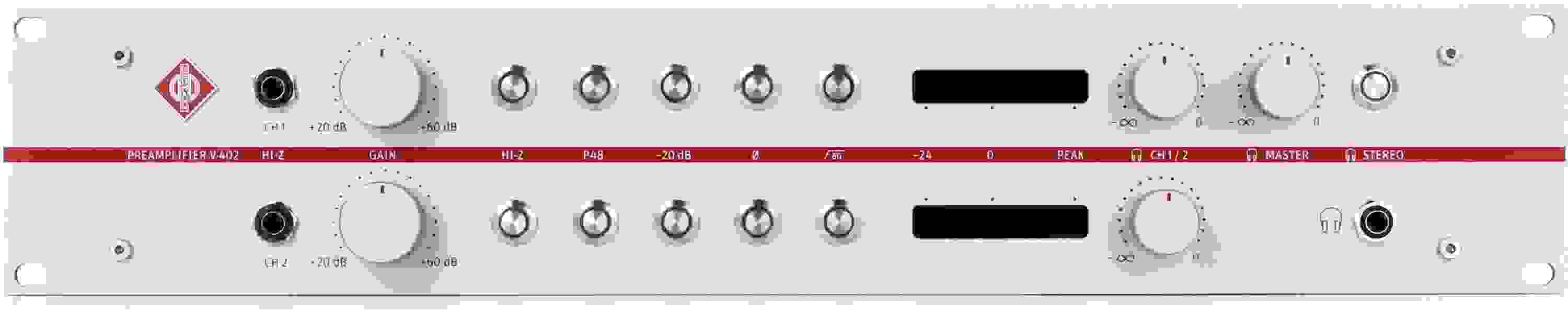 Neumann V 402 2-channel Microphone Preamp | Sweetwater