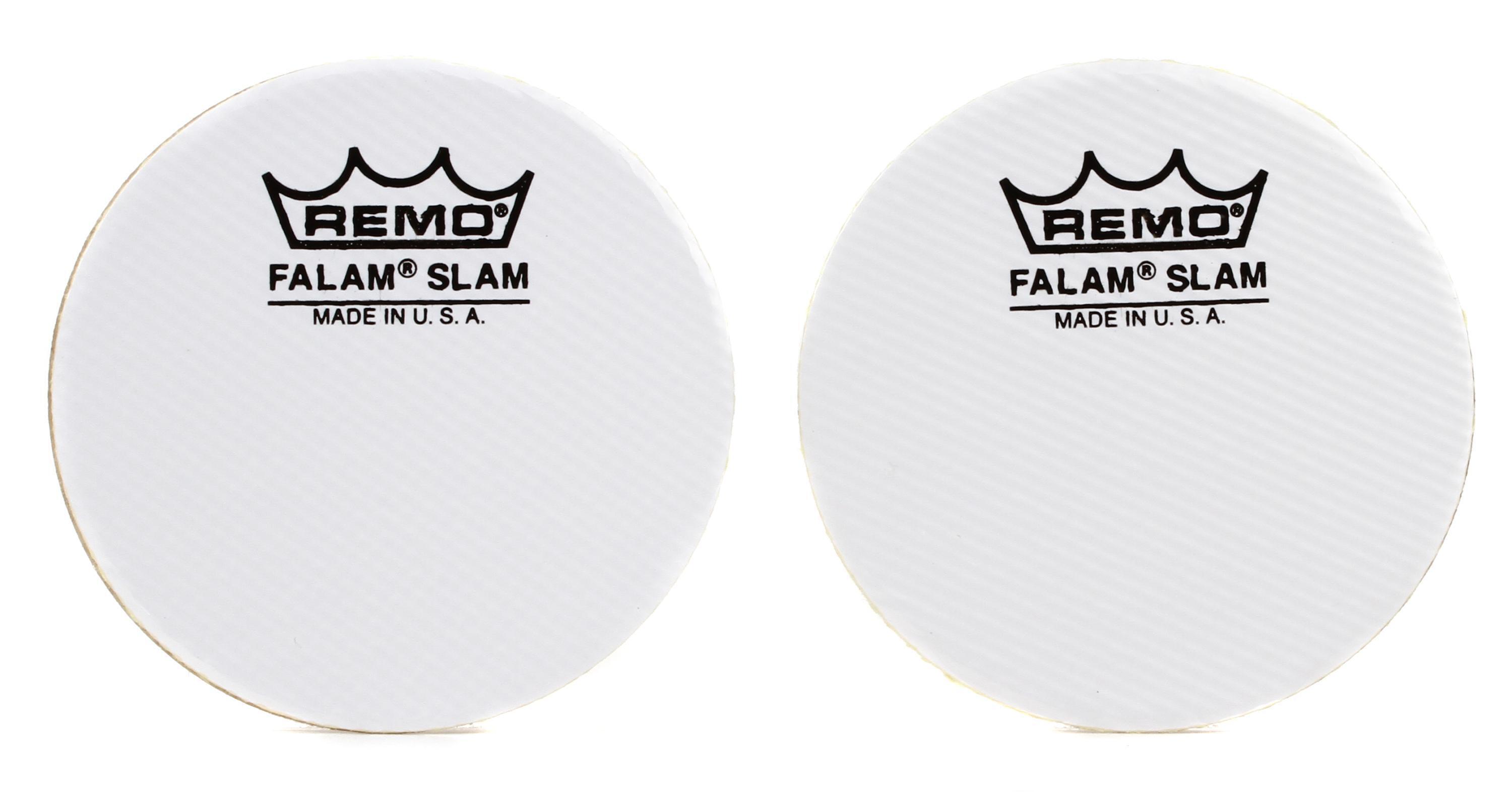 Remo Falam Slam Pad - 2 1/2-inch Single Kick (2 pack) | Sweetwater