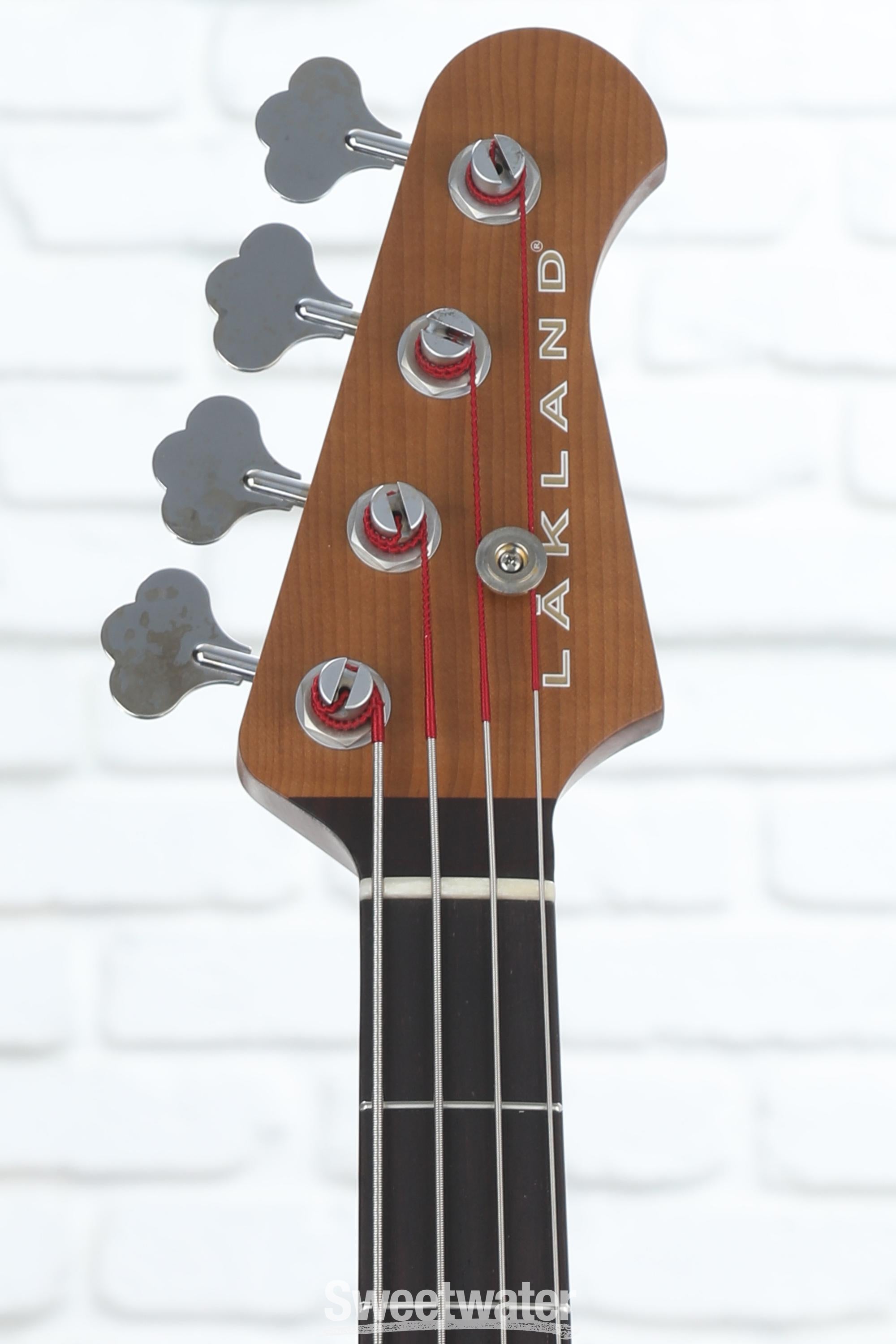 Lakland USA Classic 44-64 Bass Guitar - Aged Olympic White, Sweetwater ...