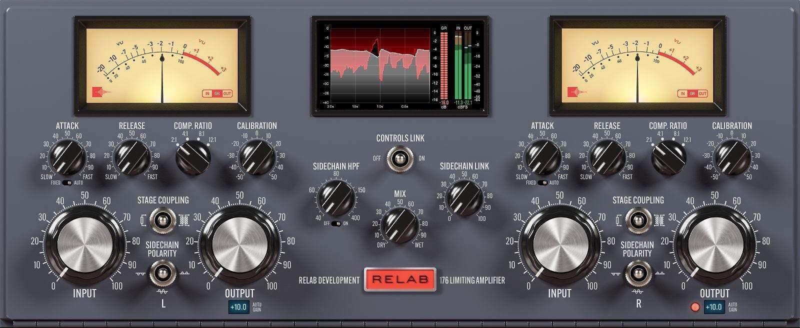 Relab Development Relab 176 Tube Compressor/Limiter Plug-in | Sweetwater