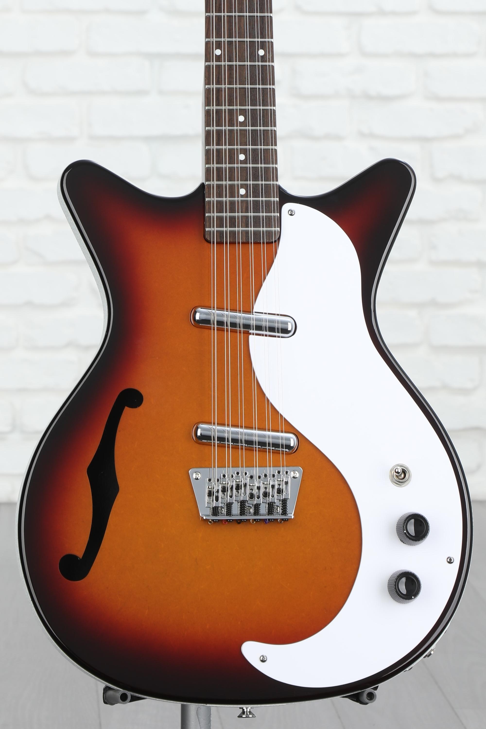 Danelectro 12-string Semi-hollowbody Electric Guitar - Cherry Sunburst ...