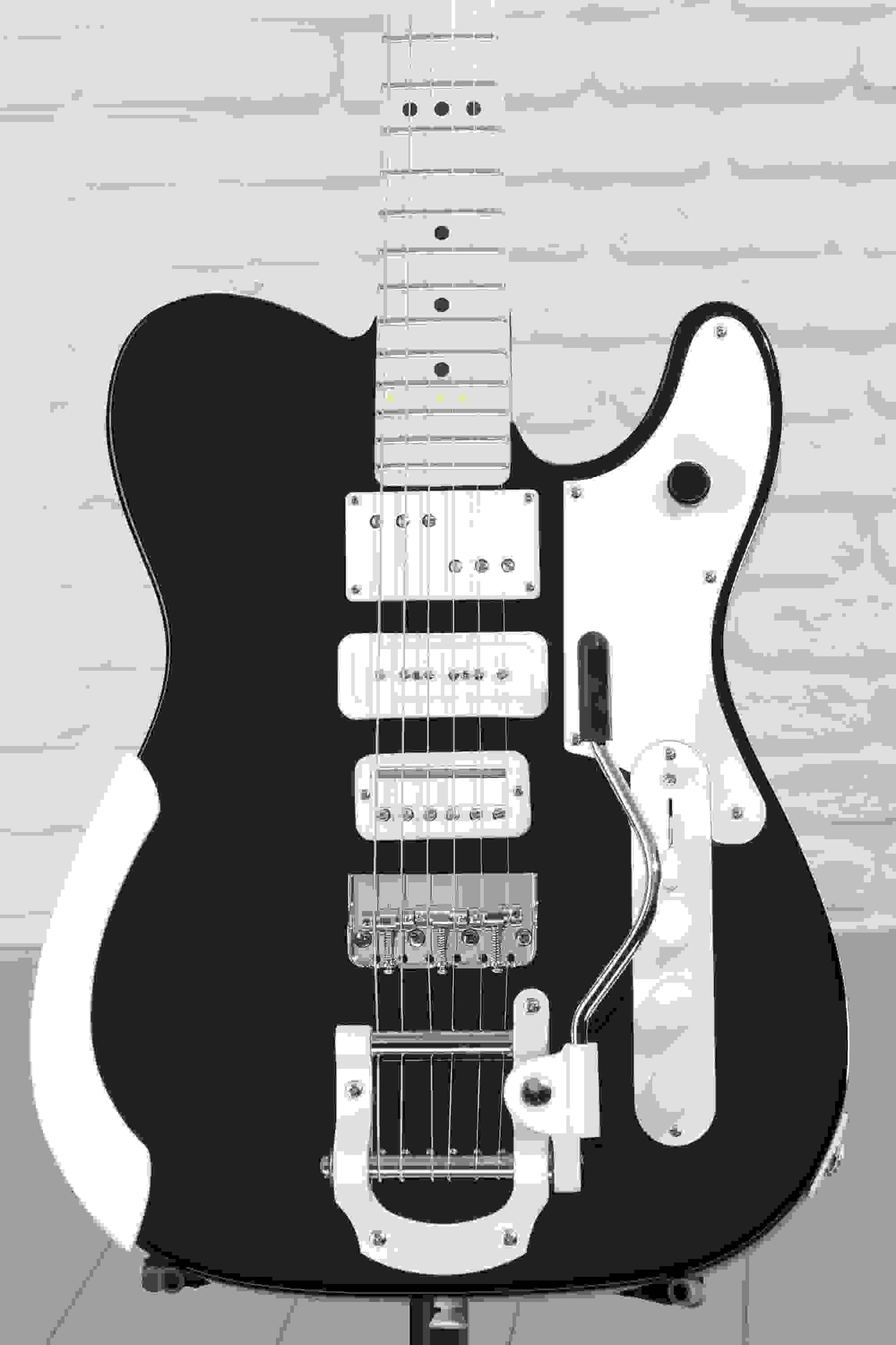 Fender Jack White Triplecaster Telecaster Electric Guitar - Black ...
