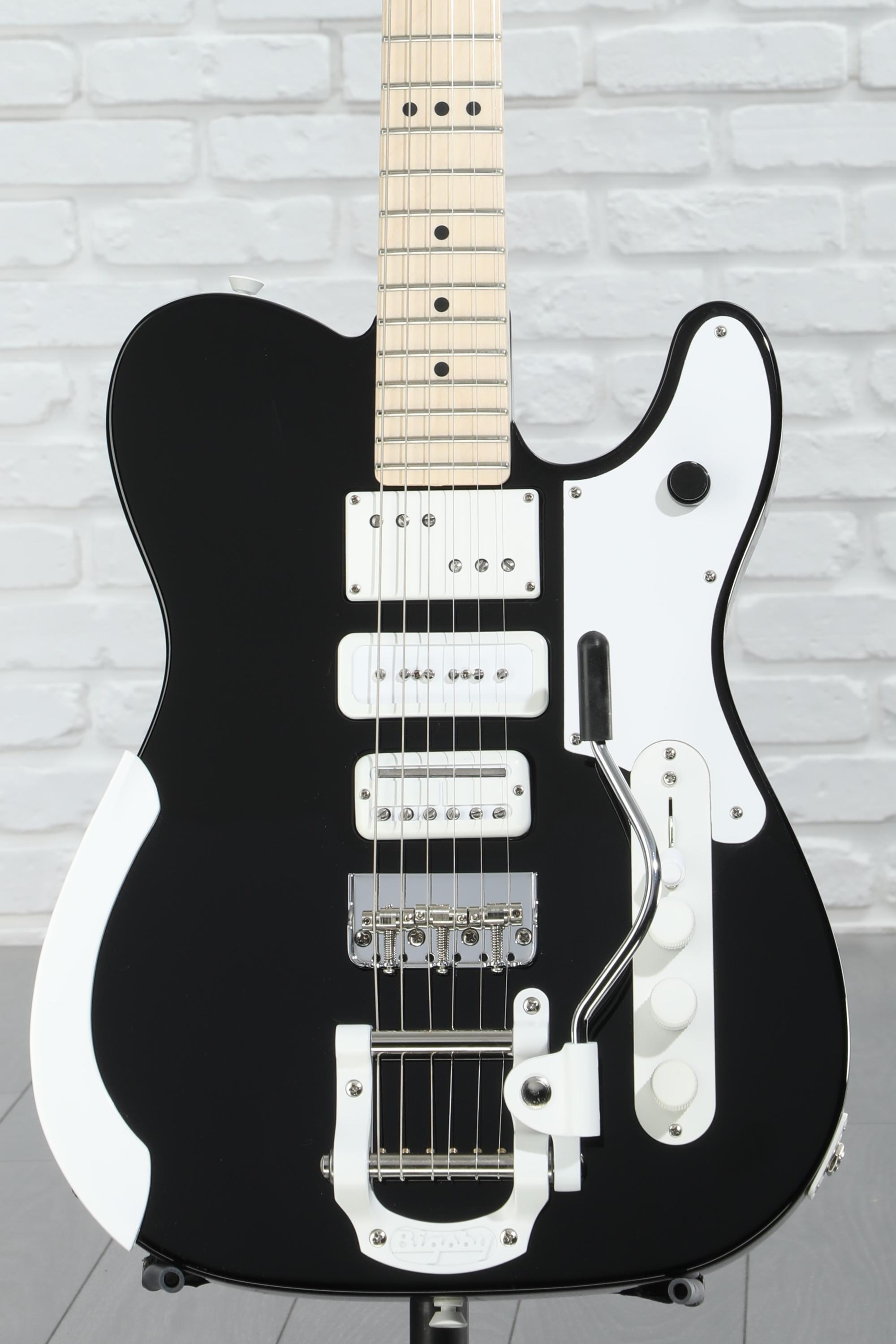 Fender Jack White Triplecaster Telecaster Electric Guitar - Black ...