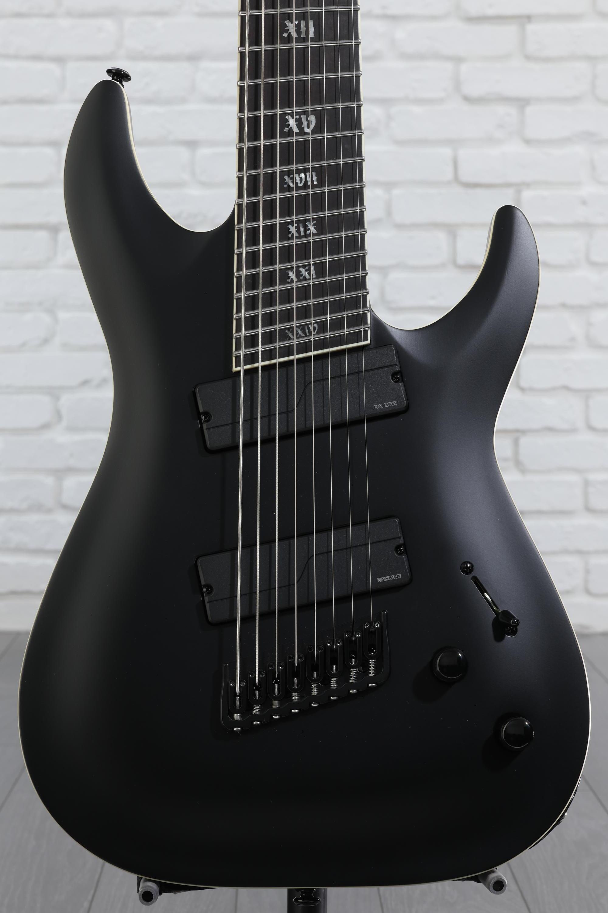 Schecter Schecter C-8 Multi-scale SLS Evil Twin - Satin Black | Sweetwater