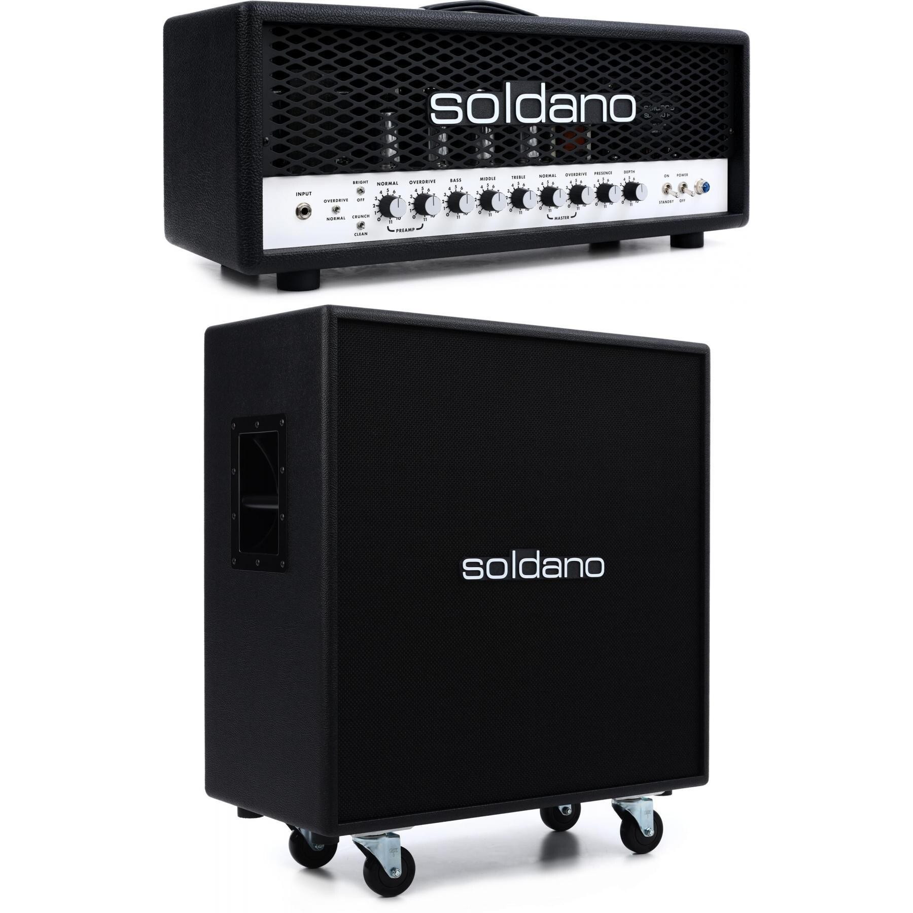 Soldano SLO-100 Super Lead Overdrive 100-watt Tube Head with 240-watt ...