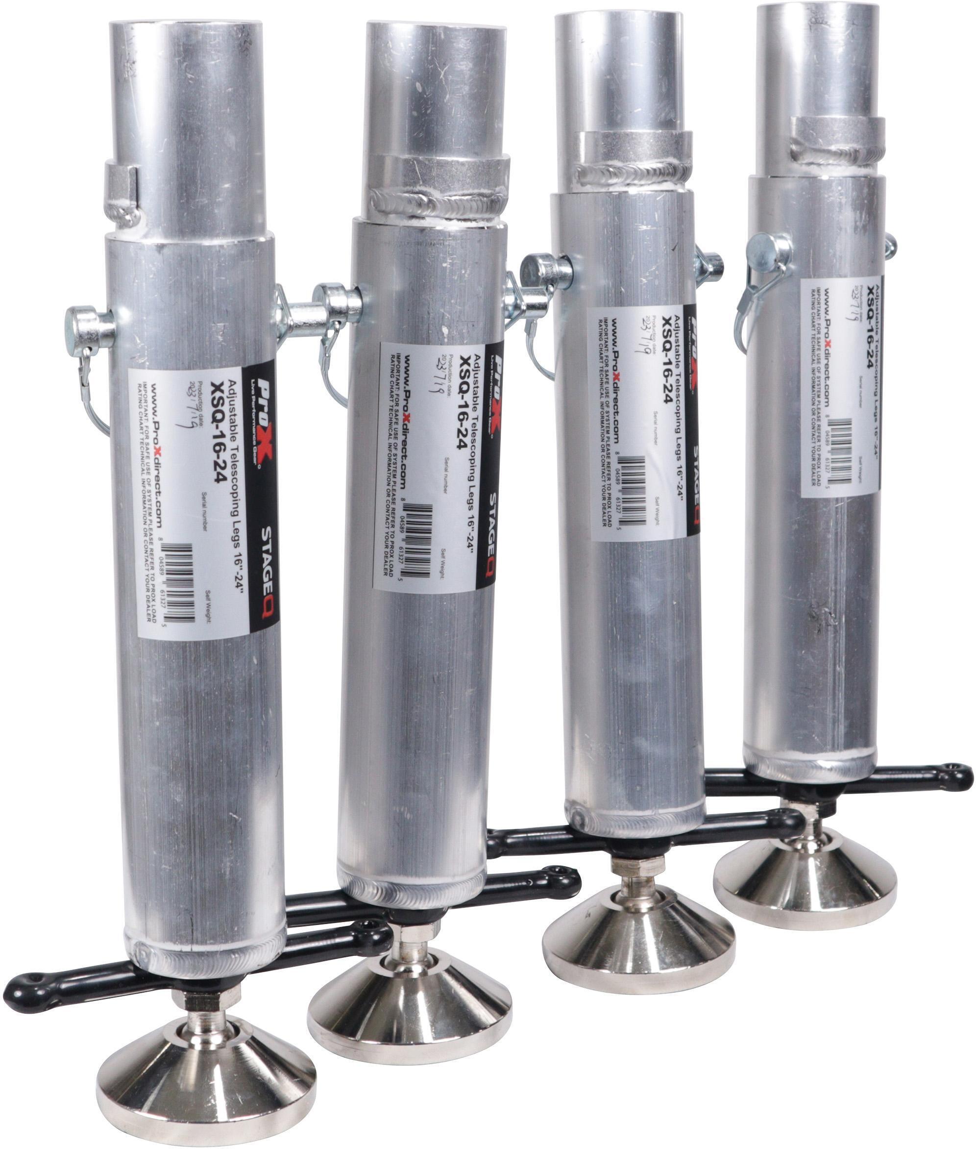 ProX Telescoping Stage Legs - 16-24 inches, 4-pack | Sweetwater