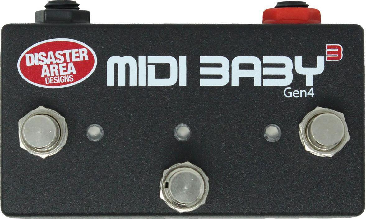 Disaster Area Designs MIDI Baby 3 Gen4 MIDI Footswitch Controller ...