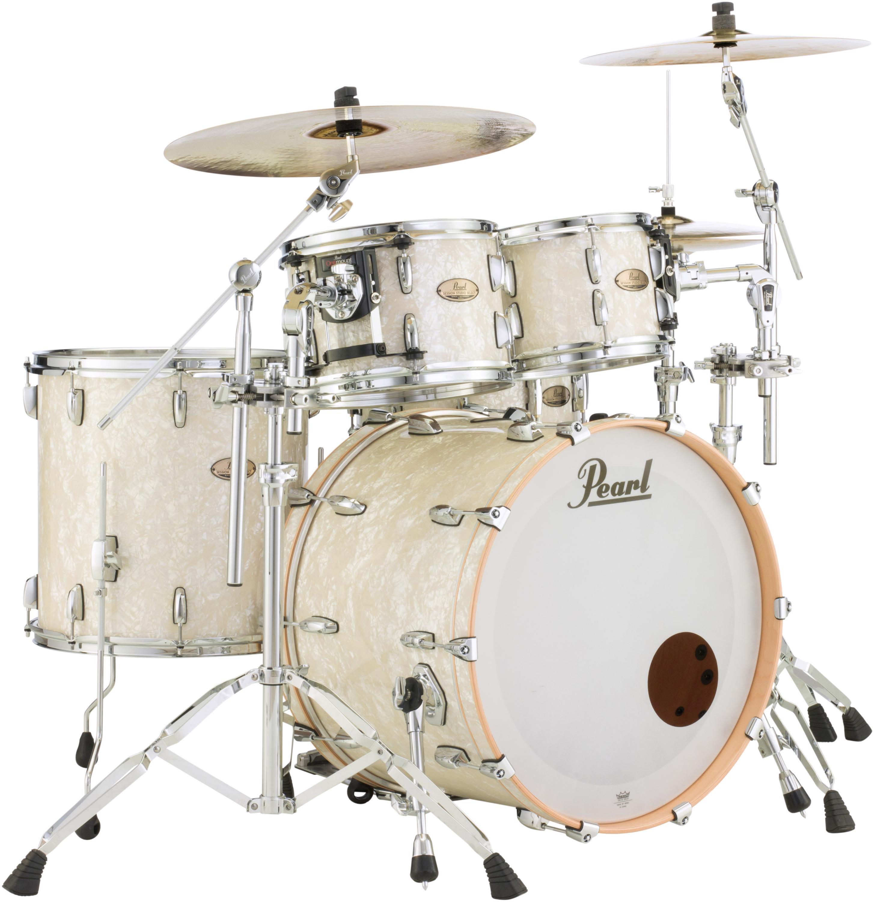 Pearl Session Studio Select Series 4-piece Shell Pack - Nicotine White ...