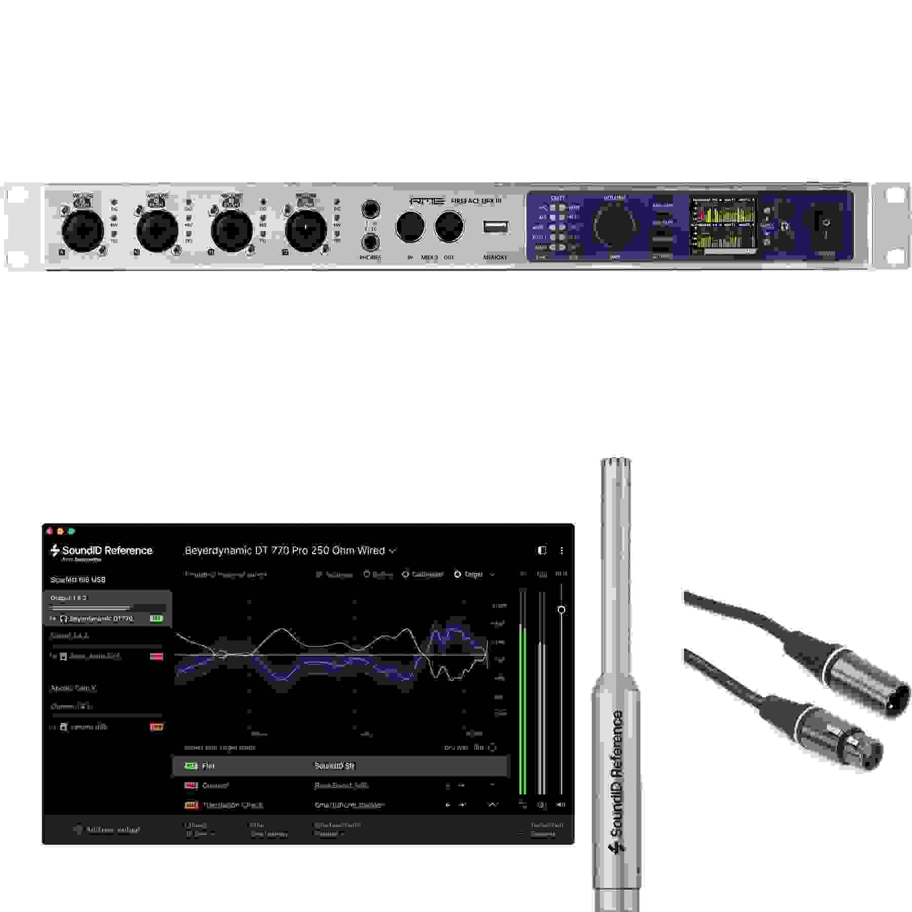 RME Fireface UFX III USB 3.0 Audio Interface with Sonarworks SoundID ...