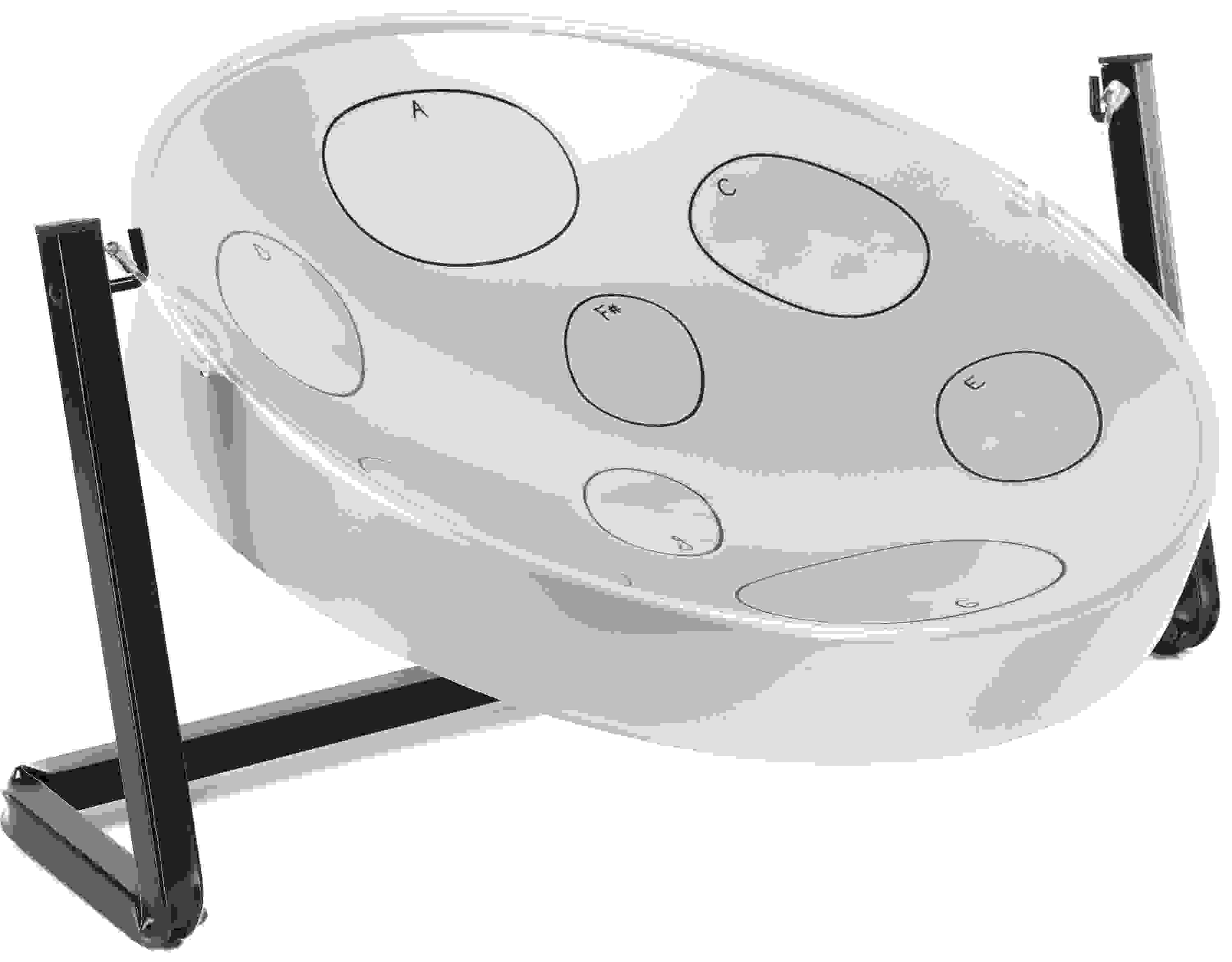 Panyard Jumbie Jam Ready-to-play Steel Drum Kit - Silver | Sweetwater