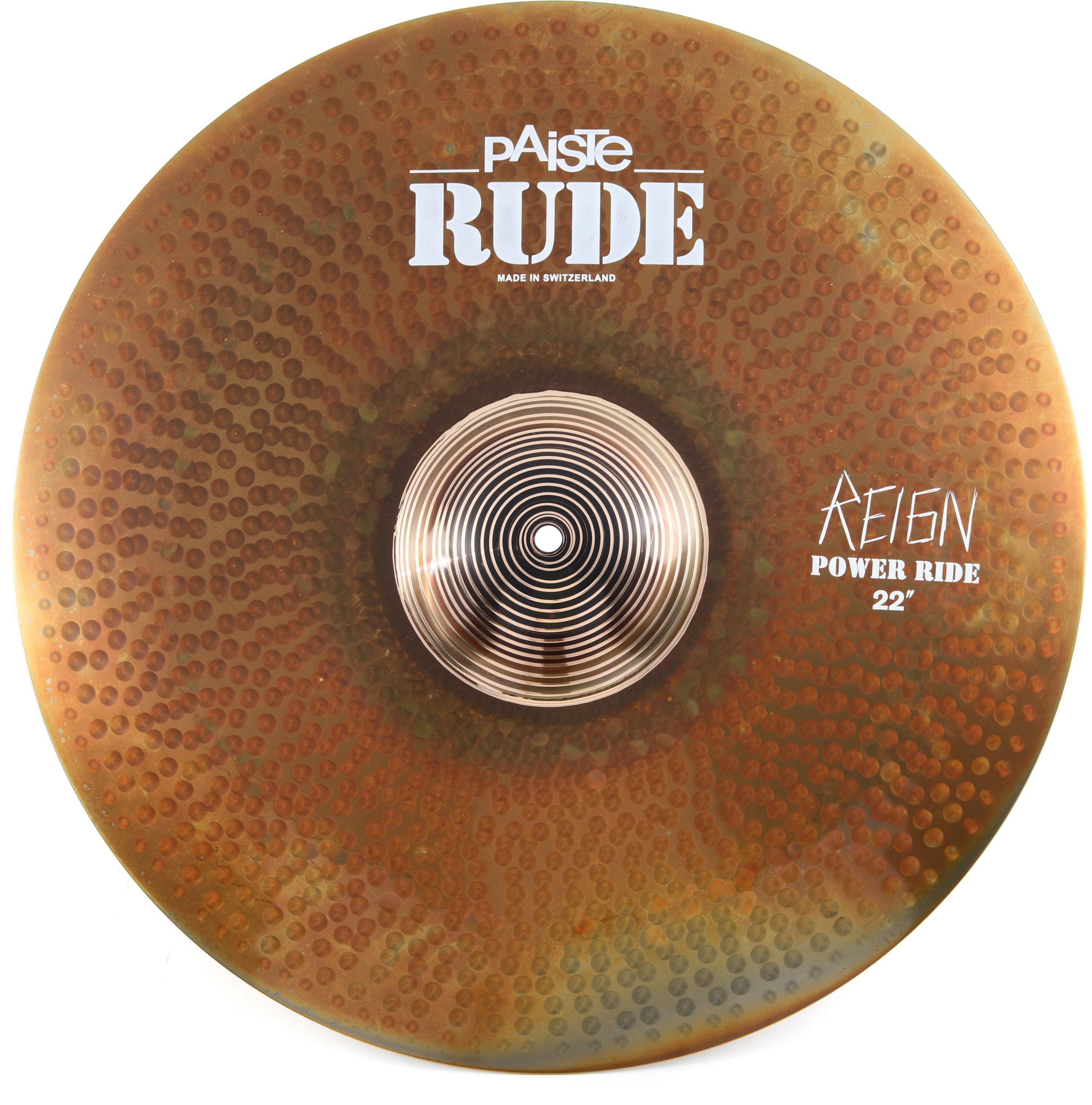 Paiste 22 inch RUDE Power Ride Cymbal | Sweetwater