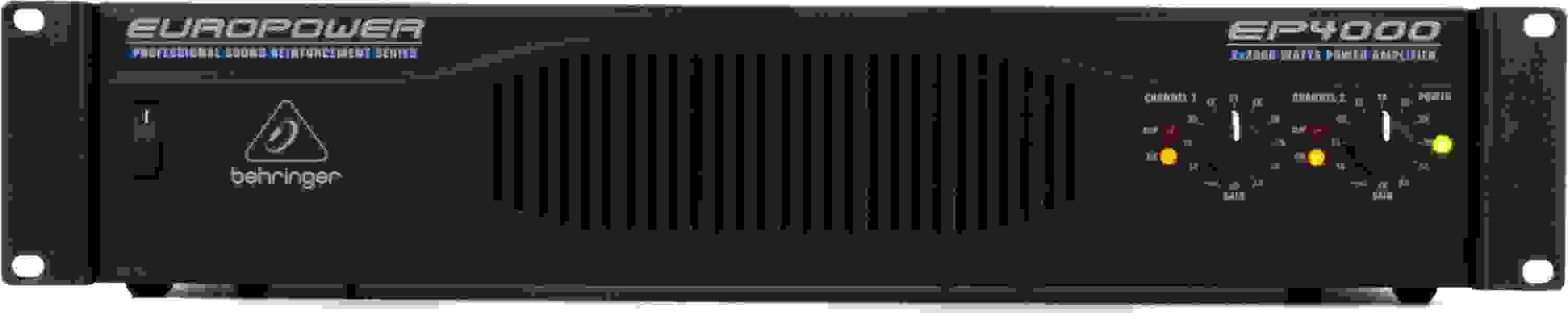 Behringer EP4000 2,000-watt 2-channel Power Amplifier | Sweetwater