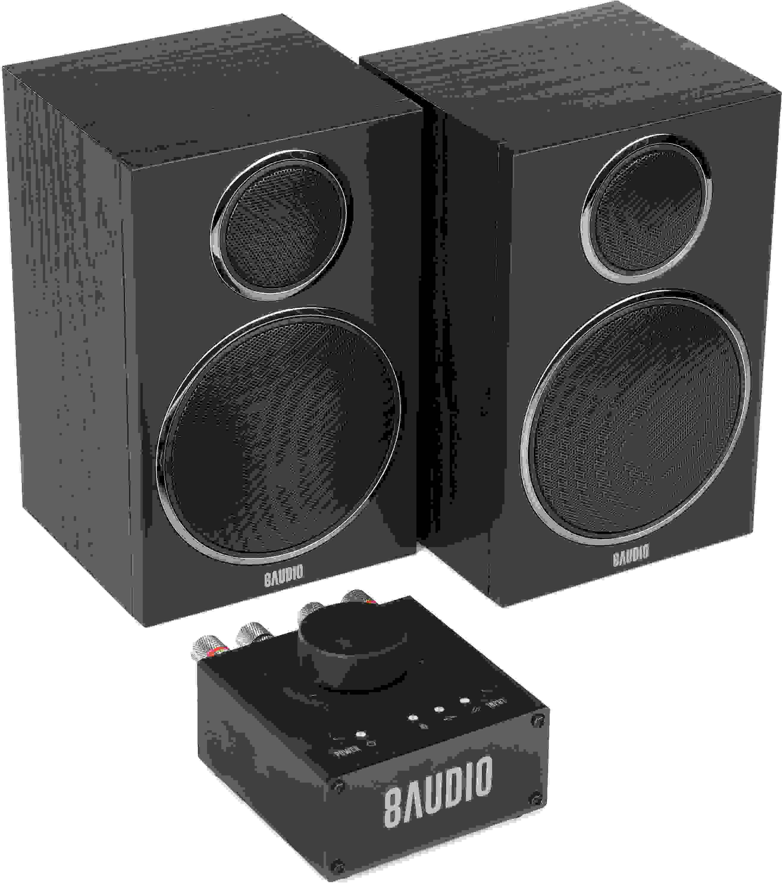 8AUDIO AAV-8XA Desktop Power Amplifier System | Sweetwater